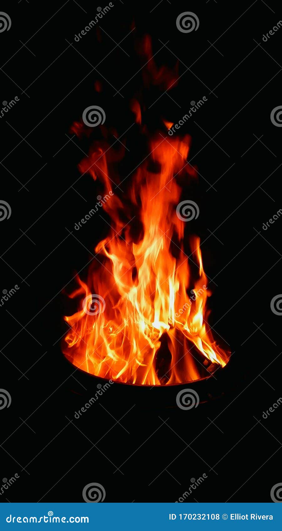 Warm beautiful fire stock photo. Image of outside, beautiful - 170232108