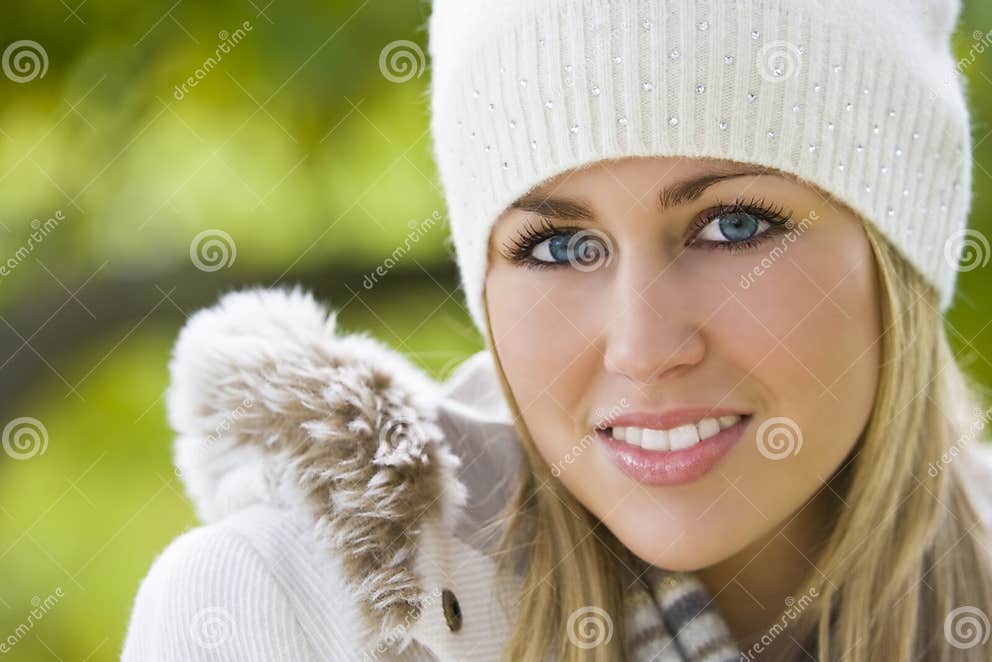 Warm and Bright stock photo. Image of model, green, happiness - 3690532