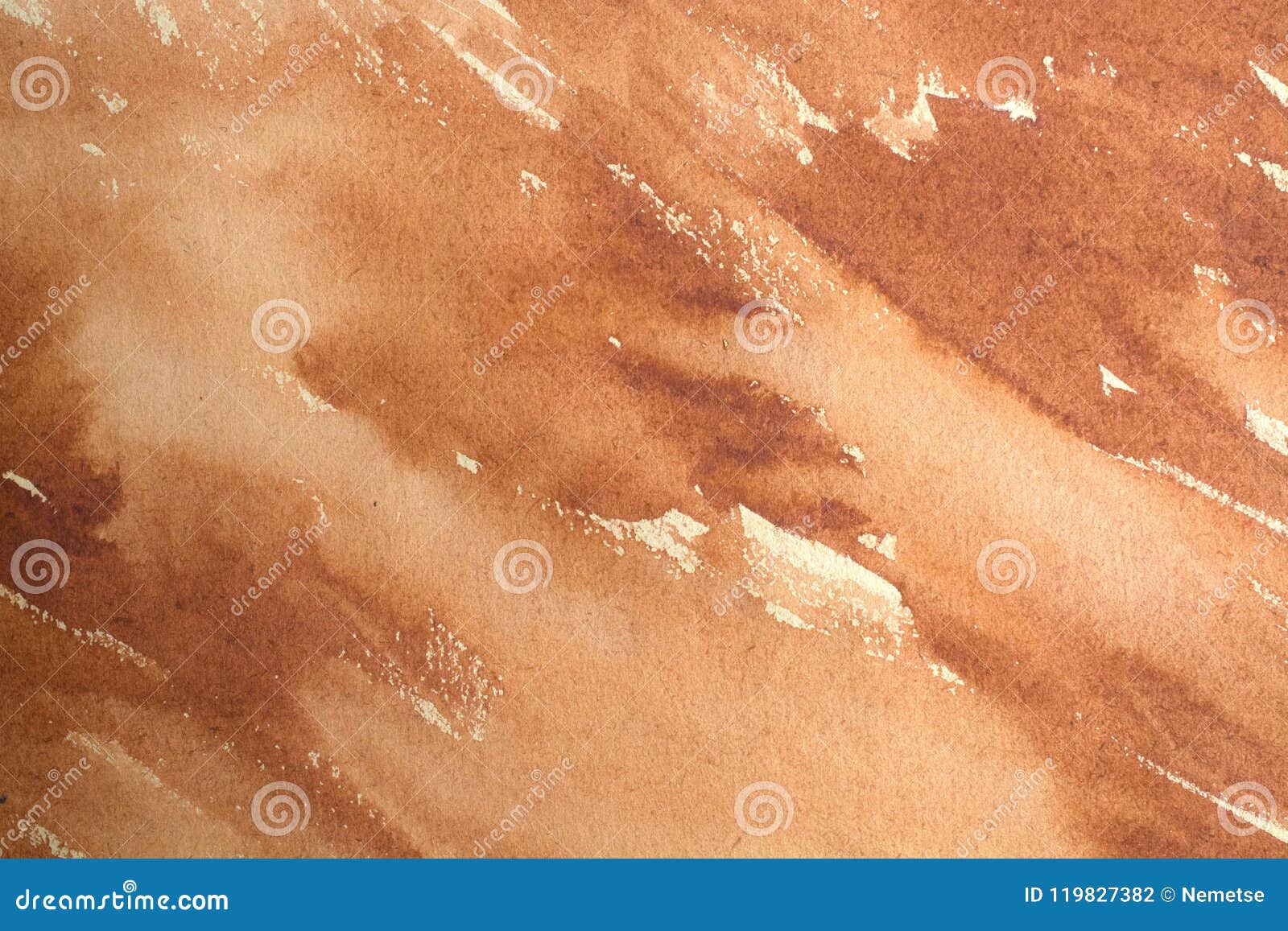 Warm Brown Watercolor Background Stock Photo - Image of brush ...