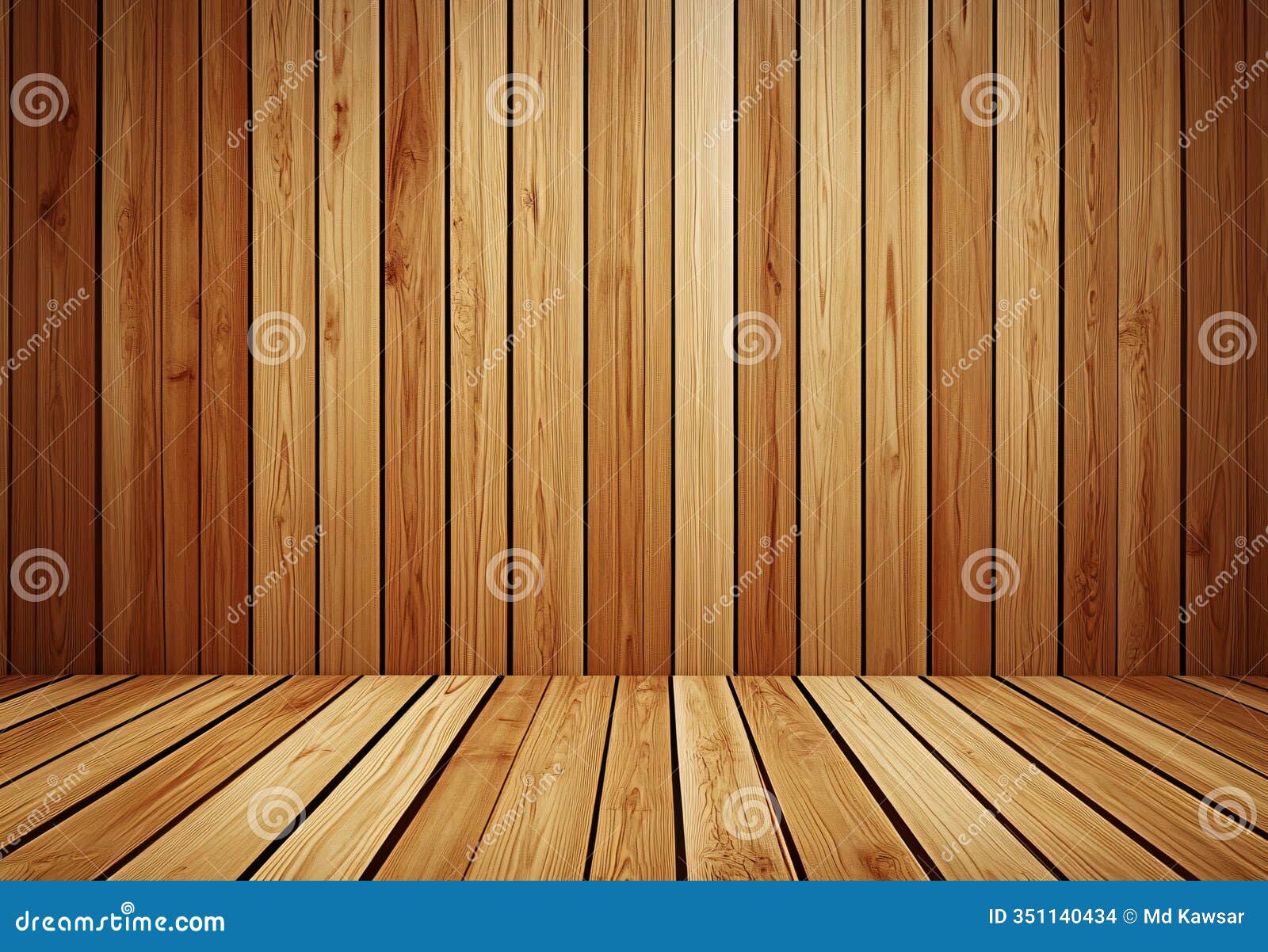 Warm Brown Wood Paneling Room Interior Design High Quality Image Stock ...