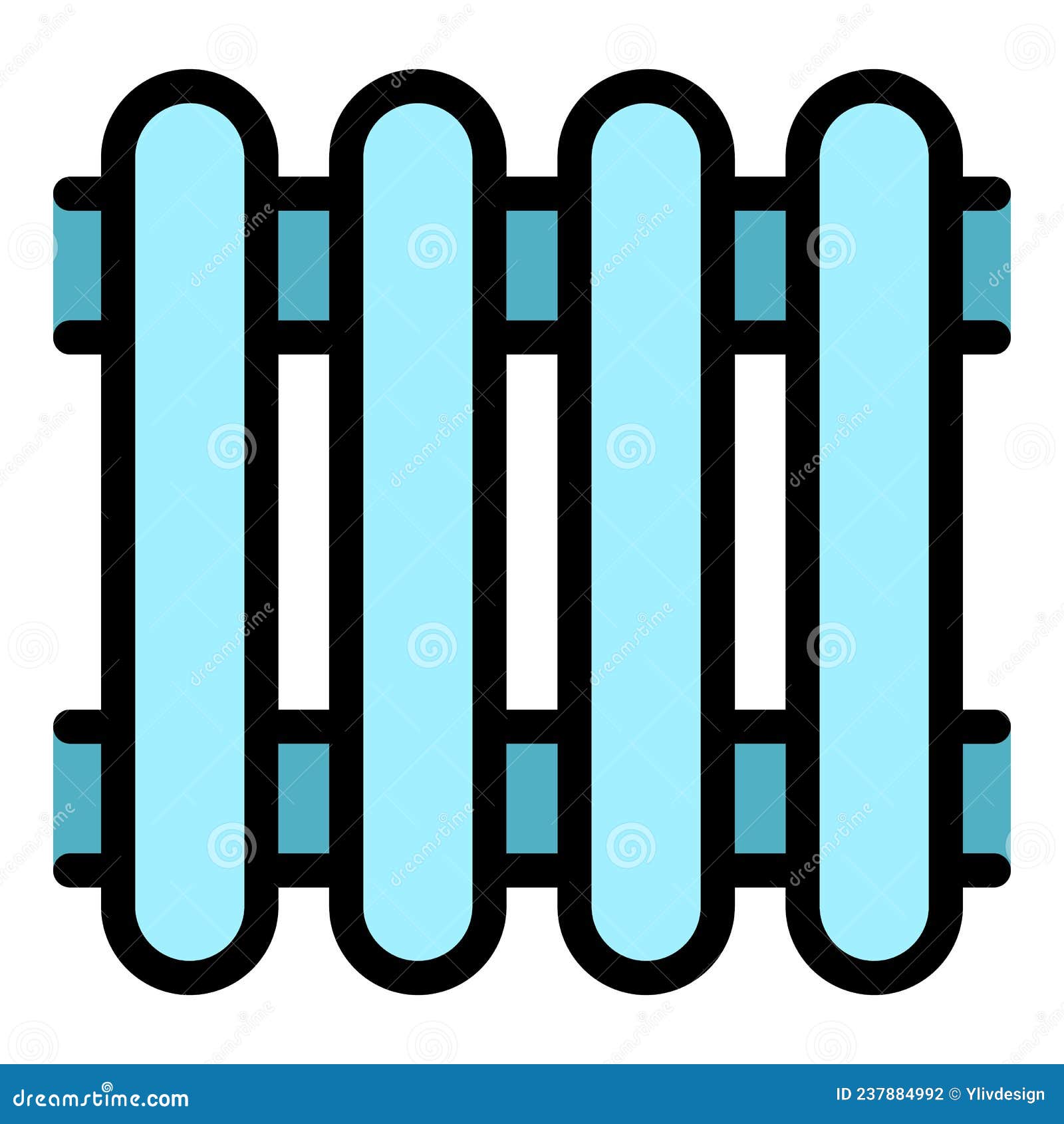 Warm Calorifer Icon Color Outline Vector Stock Vector - Illustration of ...