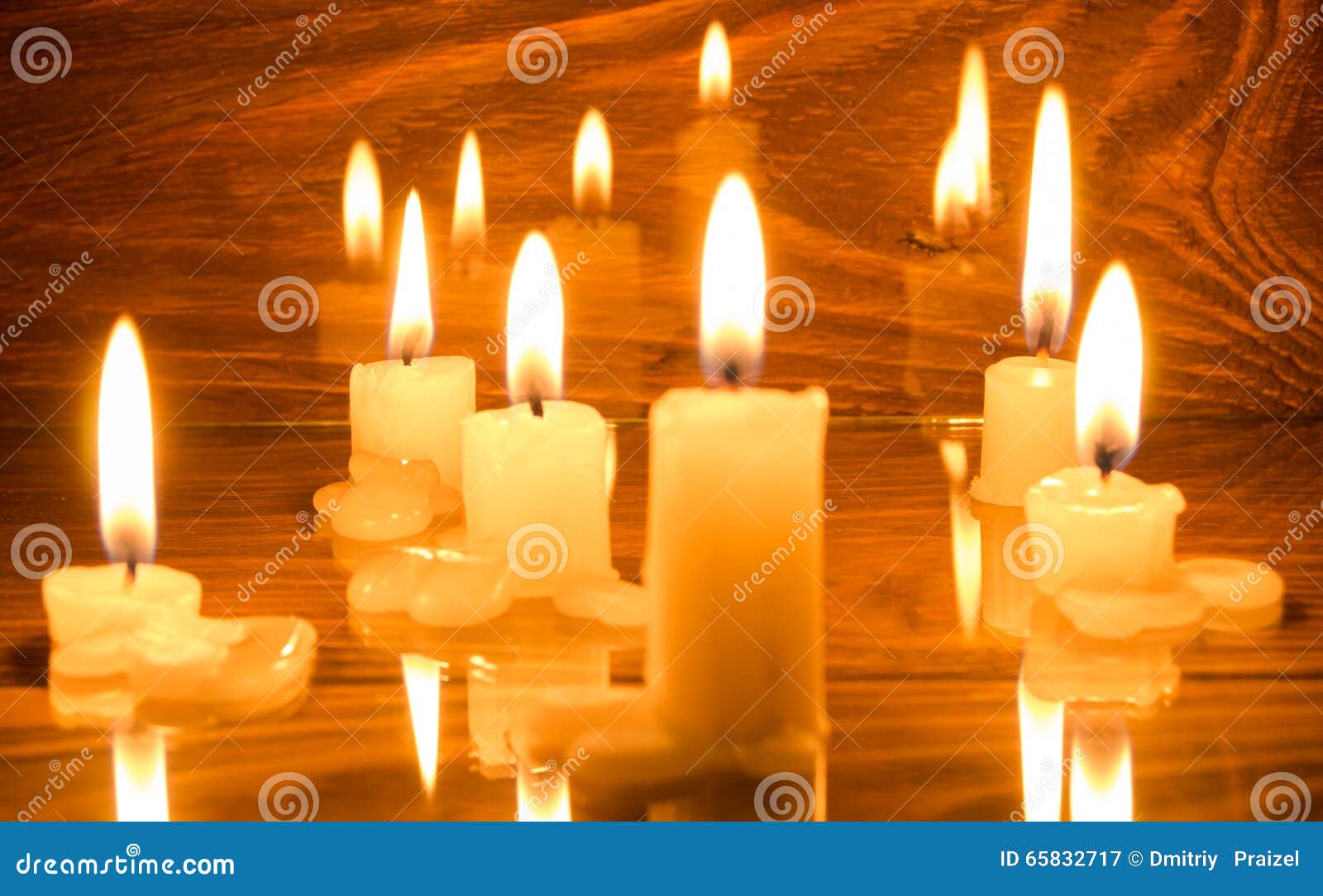 Warm candle light stock image. Image of flickering, burning - 65832717