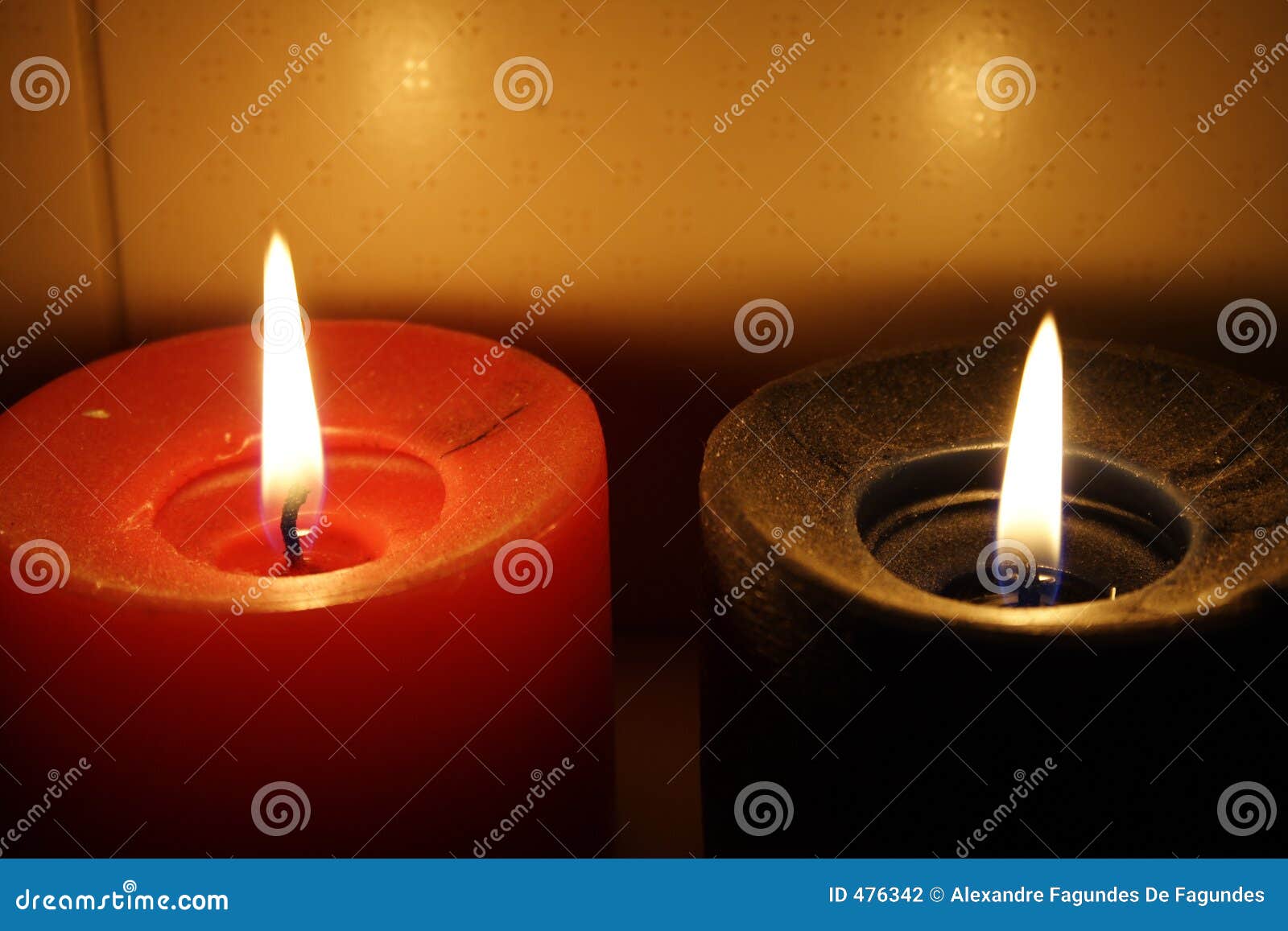 Warm Candle Lights stock photo. Image of soul, black, dark - 476342
