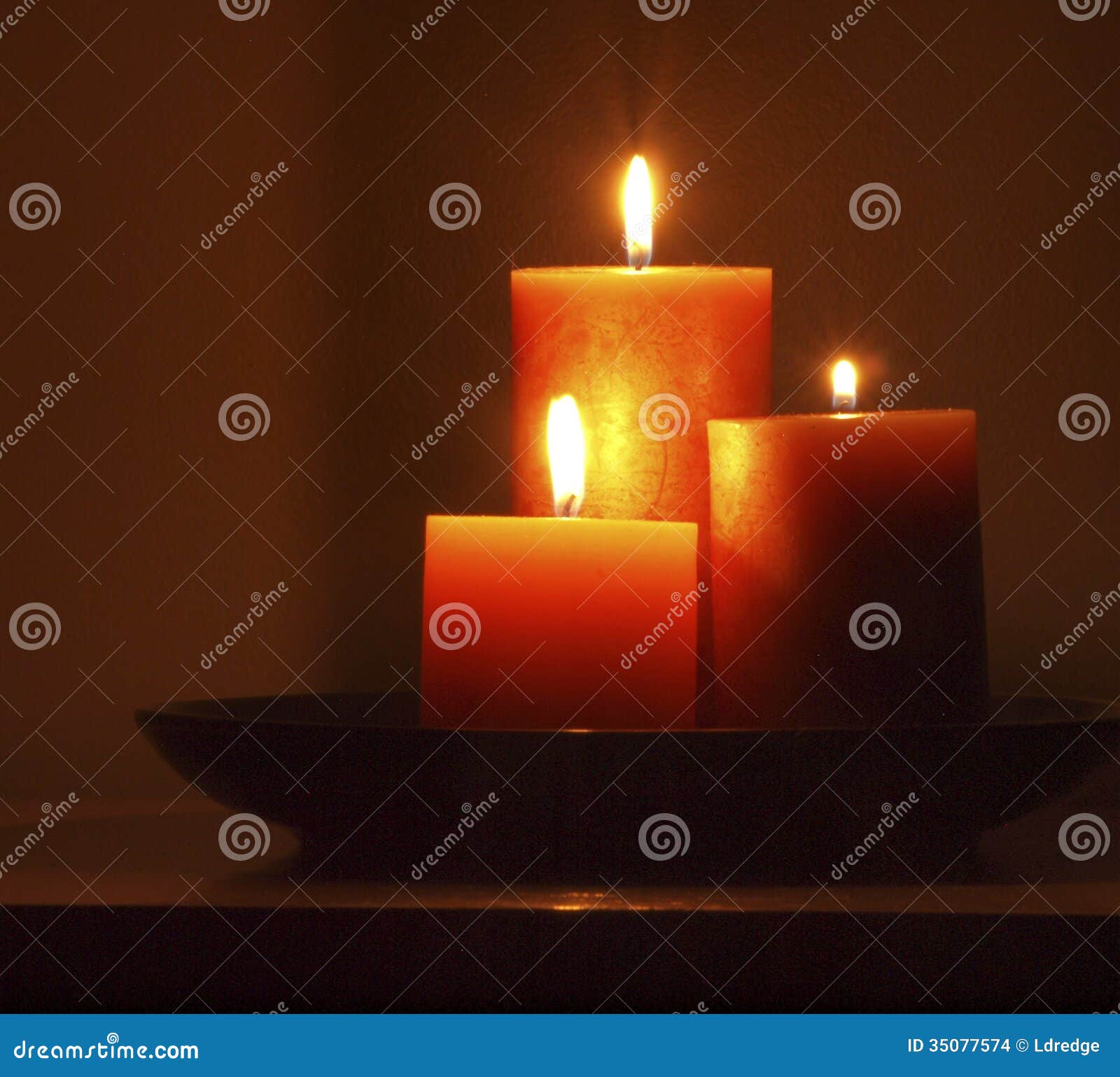Warm Candlelight stock photo. Image of flame, candles - 35077574