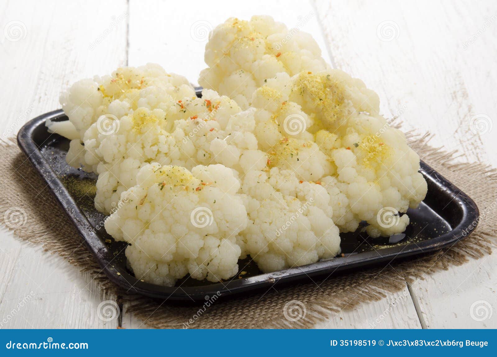Warm Cauliflower with Spice Mix Stock Image - Image of cooked, organic ...