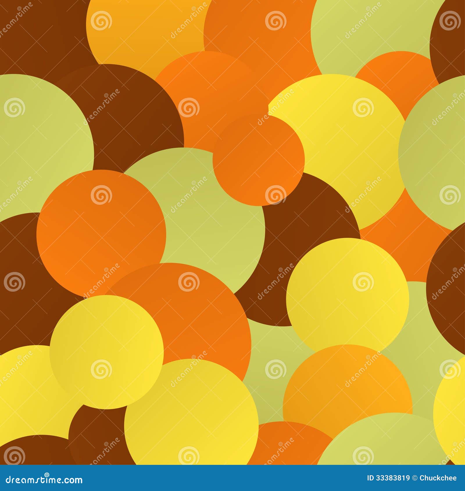 Warm Circles stock vector. Illustration of textile, seamless - 33383819