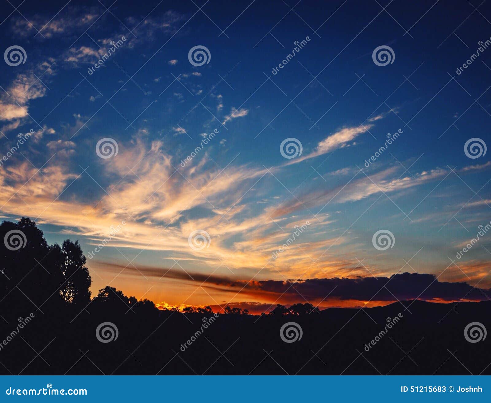 Warm clouds at sunset stock image. Image of cloud, clouds - 51215683