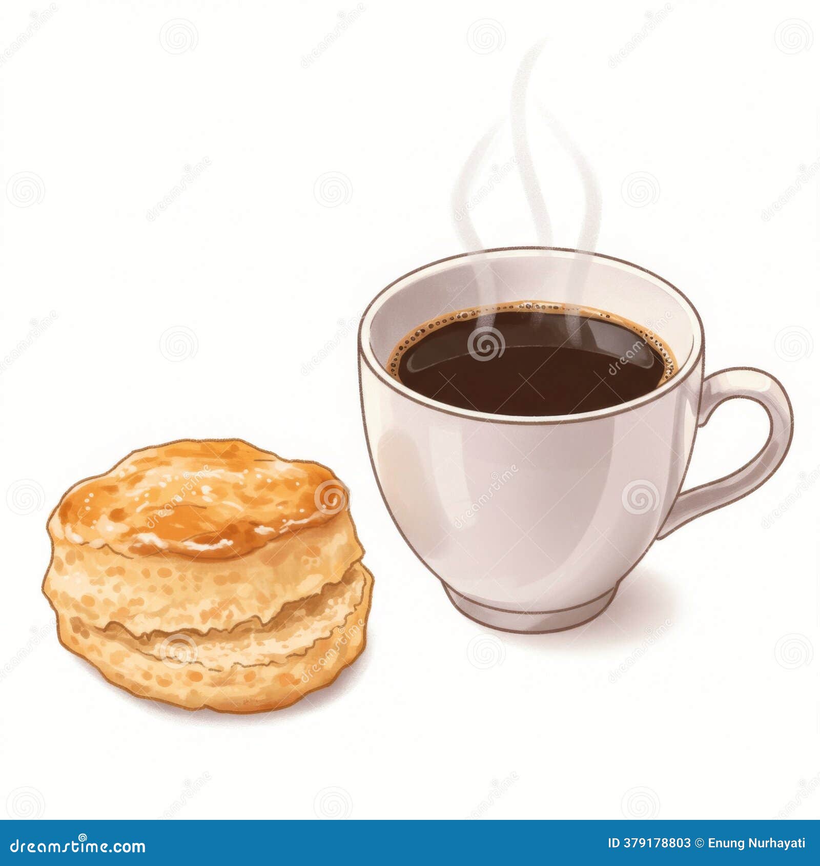 Scone Illustration, Drawing, Engraving, Ink, Line Art, Vector ...