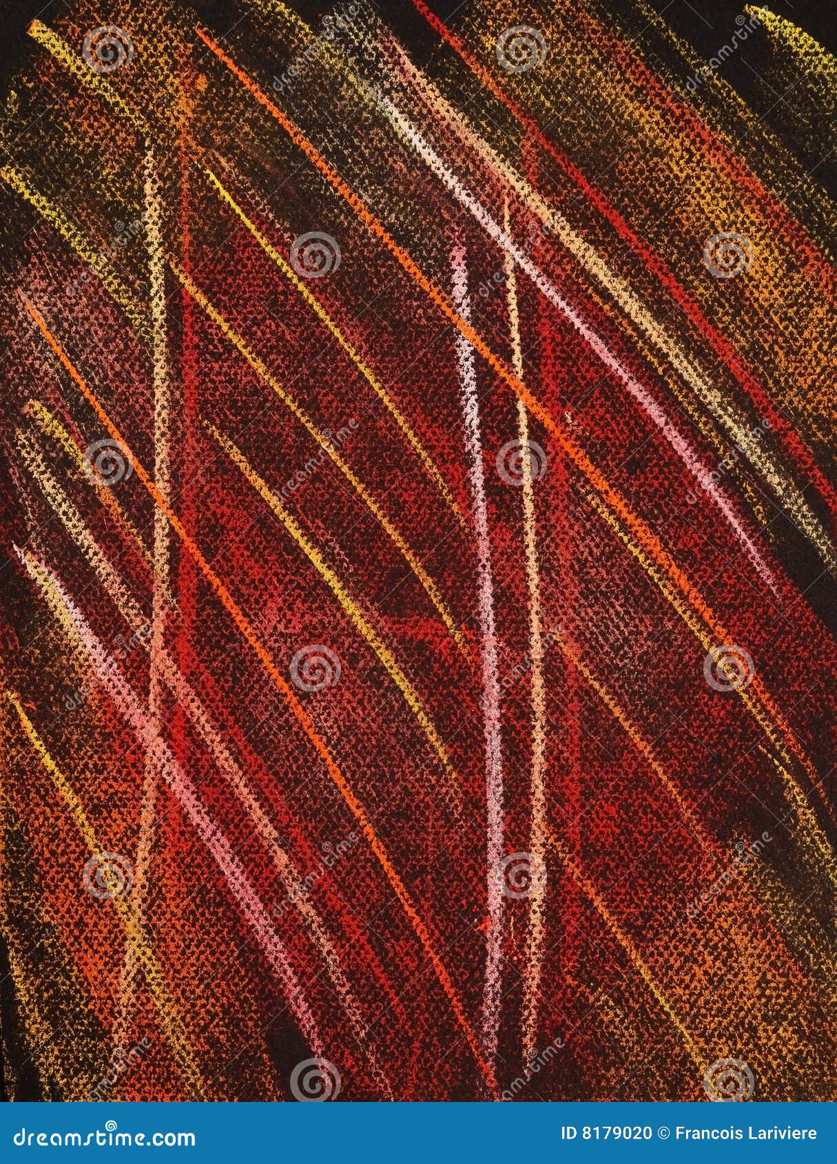 Warm Color Pastel on Paper Background Self-made Stock Illustration ...