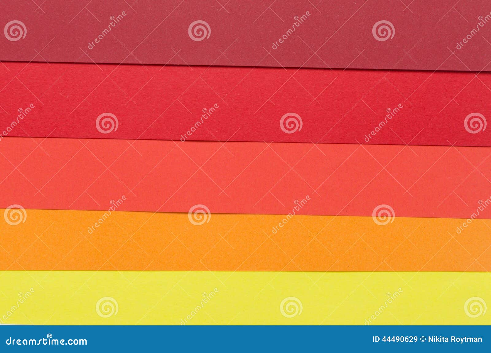 Warm-colored Construction Paper Stripes Stock Image - Image of isolated ...