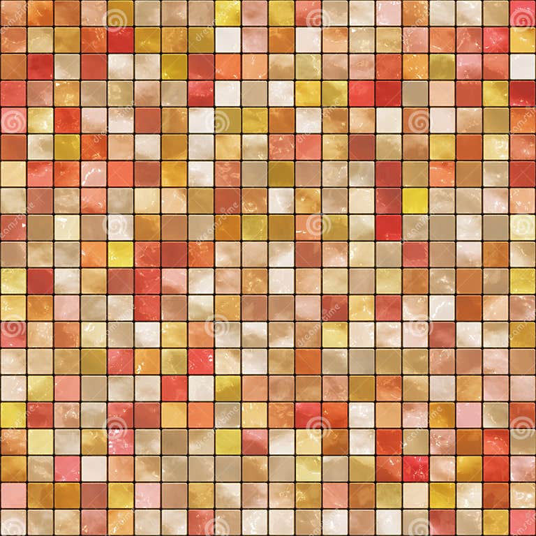 Warm colored tiles stock illustration. Illustration of clean - 7103851