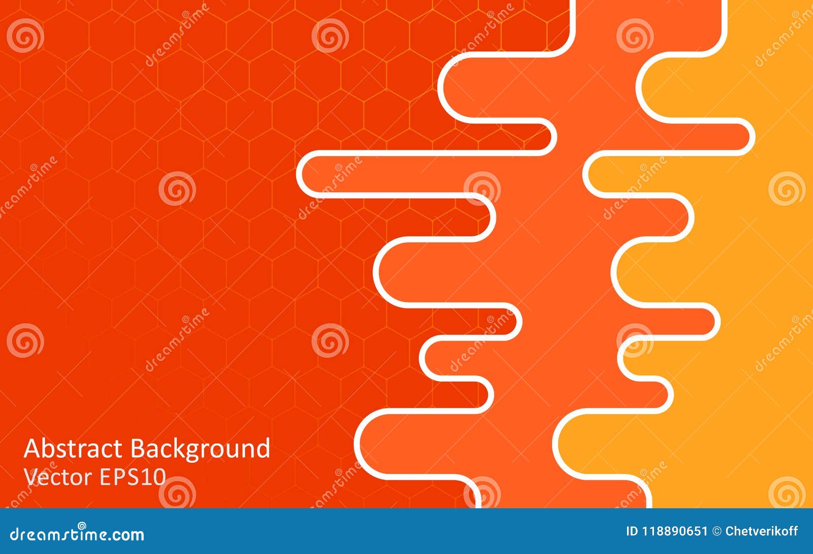 Warm Colors Abstract Vector Background Stock Vector - Illustration of ...
