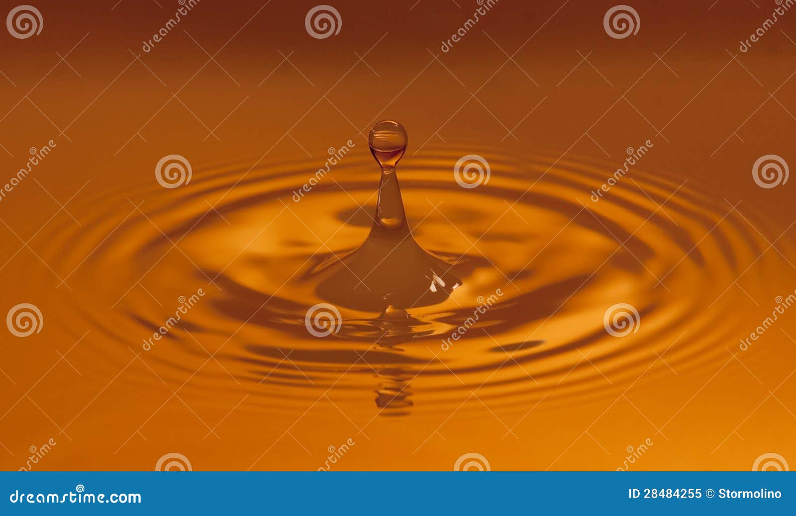 Warm coloured water drop stock image. Image of wallpaper - 28484255