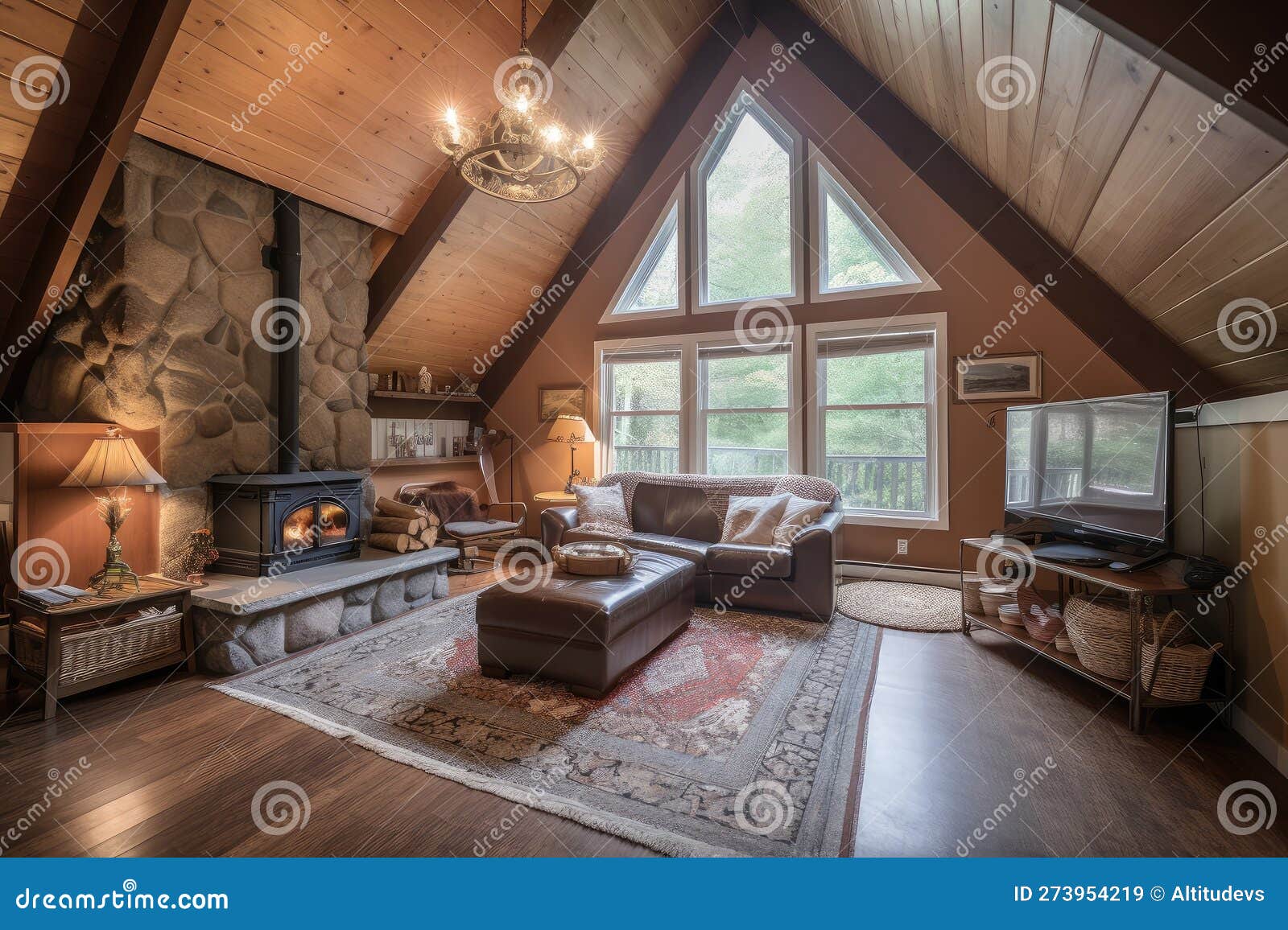 Warm and Cozy Cottage with Fireplace, Vaulted Ceiling, and Natural ...