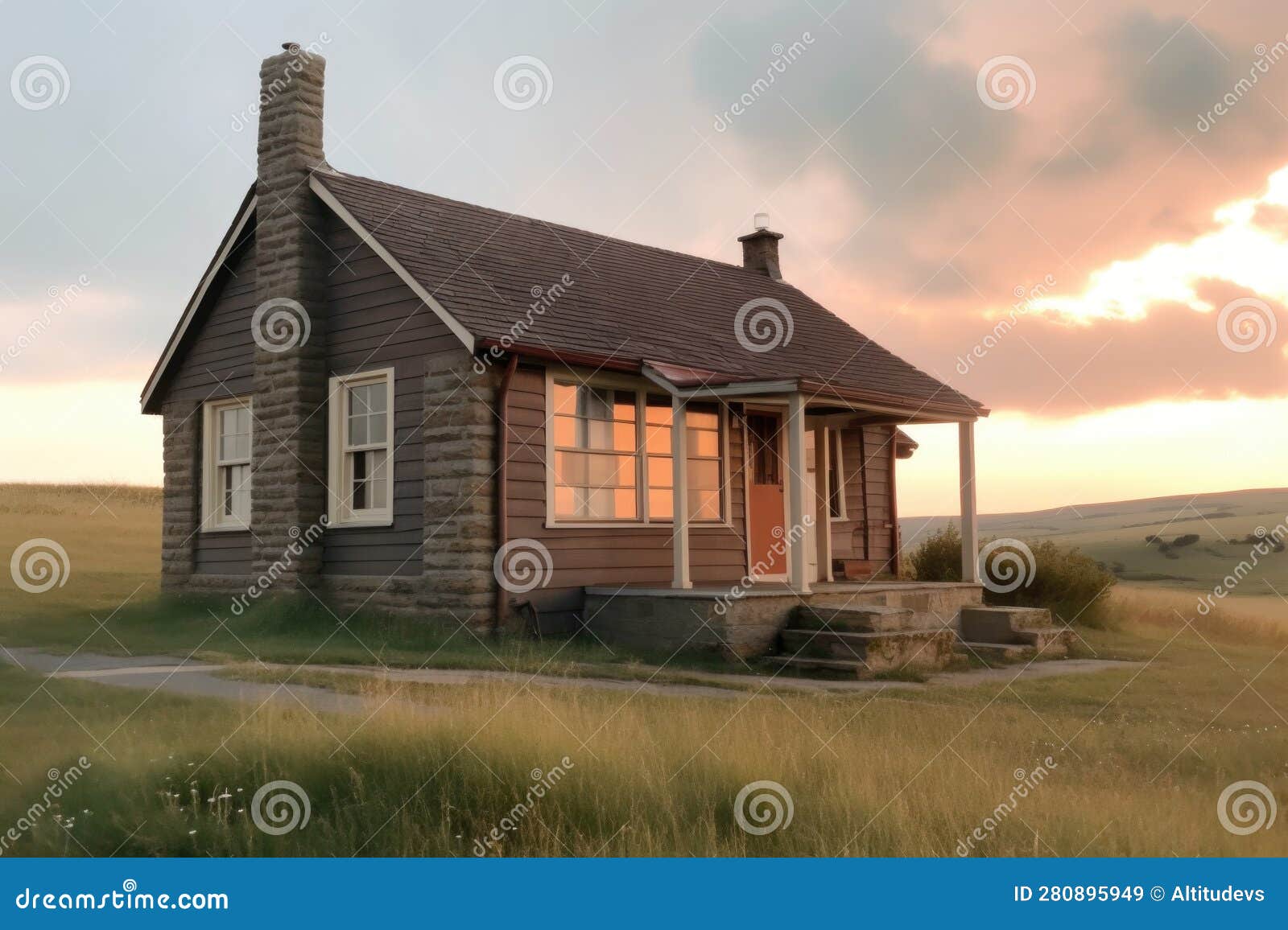 Warm and Cozy Cottage, with View of the Rolling Hills and Open Skies ...