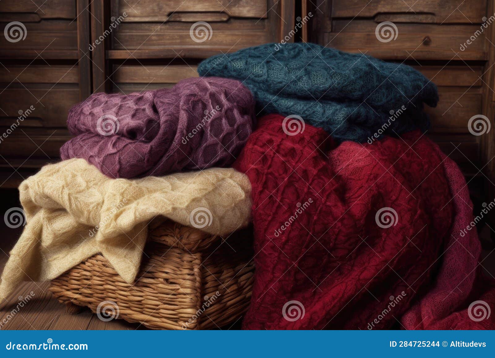 Warm and Cozy Fabric Textures, Perfect for Winter Clothes Stock Photo ...