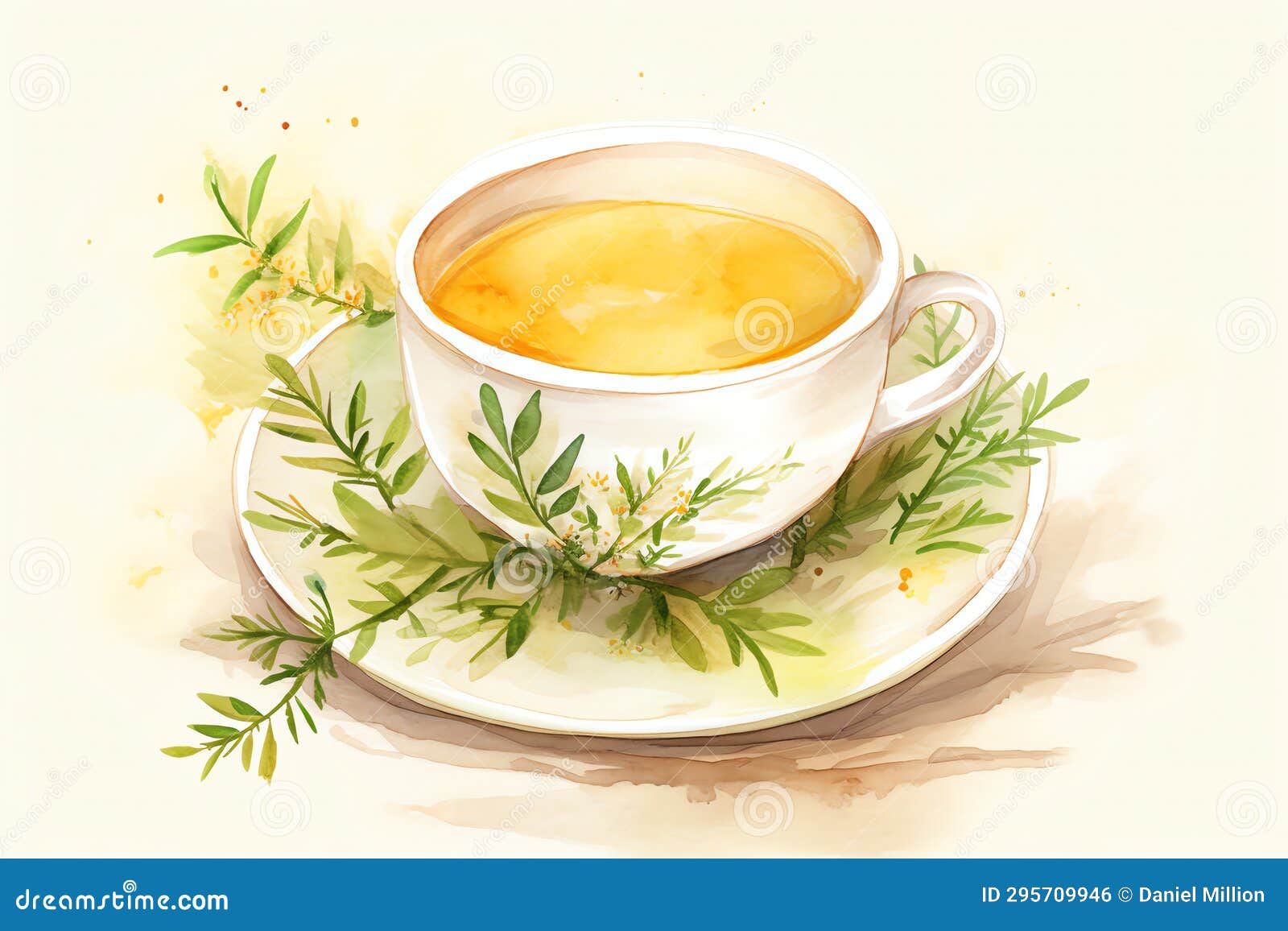 A Warm Cup of Herbal Tea or Coffee Self Care Background Stock ...