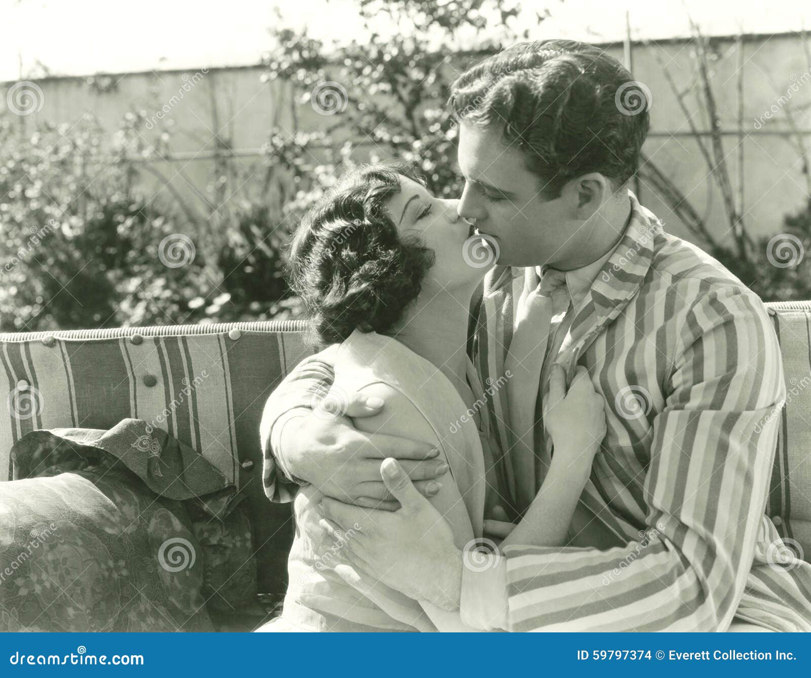 A warm embrace stock photo. Image of 1920s, casual, adults - 59797374