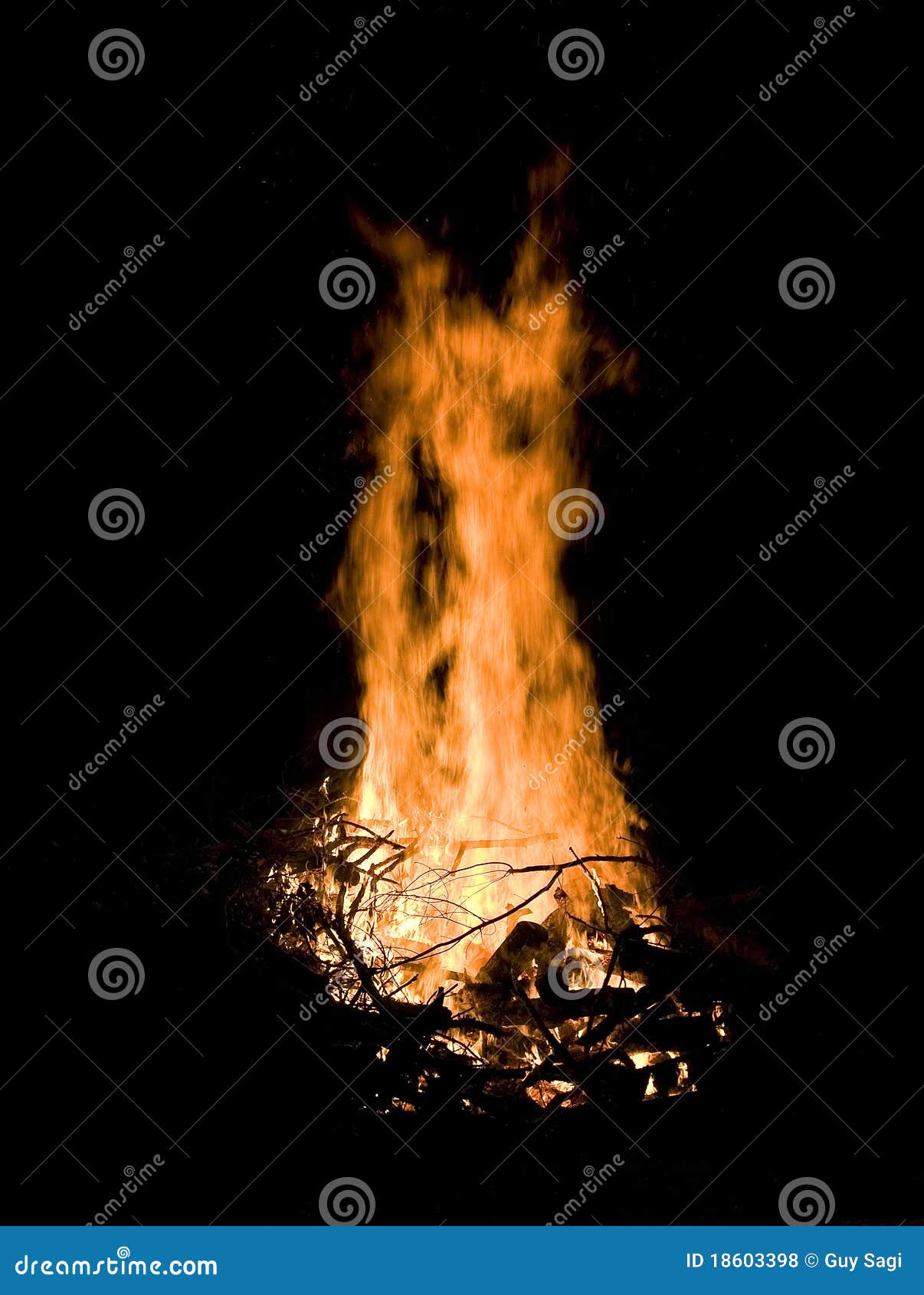Warm fire stock photo. Image of black, yellow, orange - 18603398