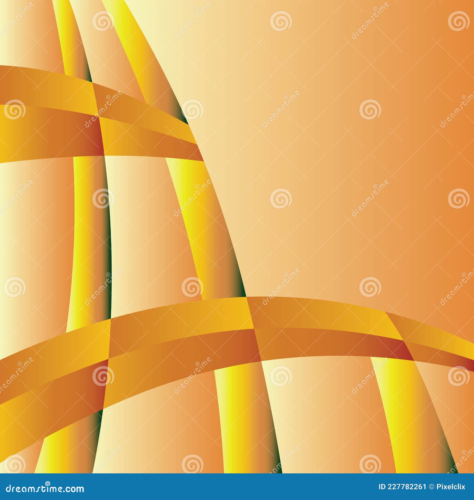 Warm Floating Moulded Pillars Blank Template Stock Illustration ...