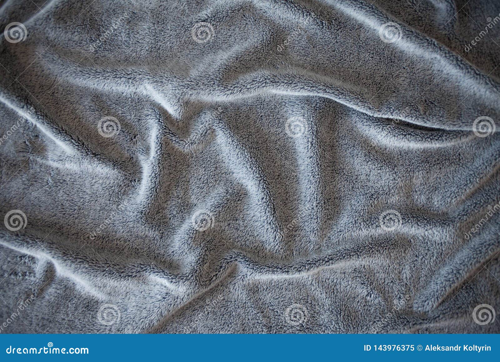 Warm Fluffy Grey Plaid, the Texture of the Material Stock Image - Image ...