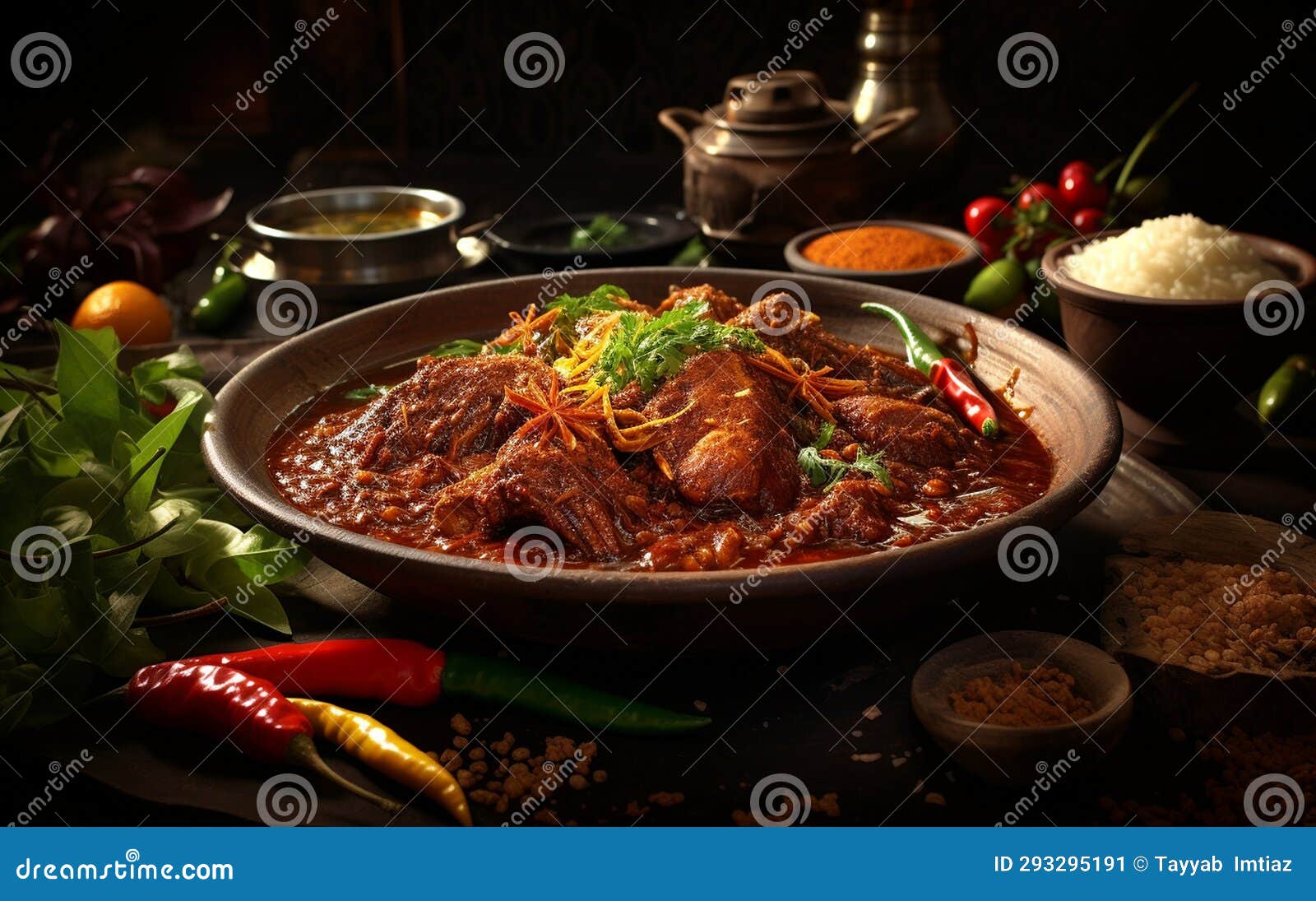 Warm Food Photography" Generative AI Stock Illustration - Illustration ...