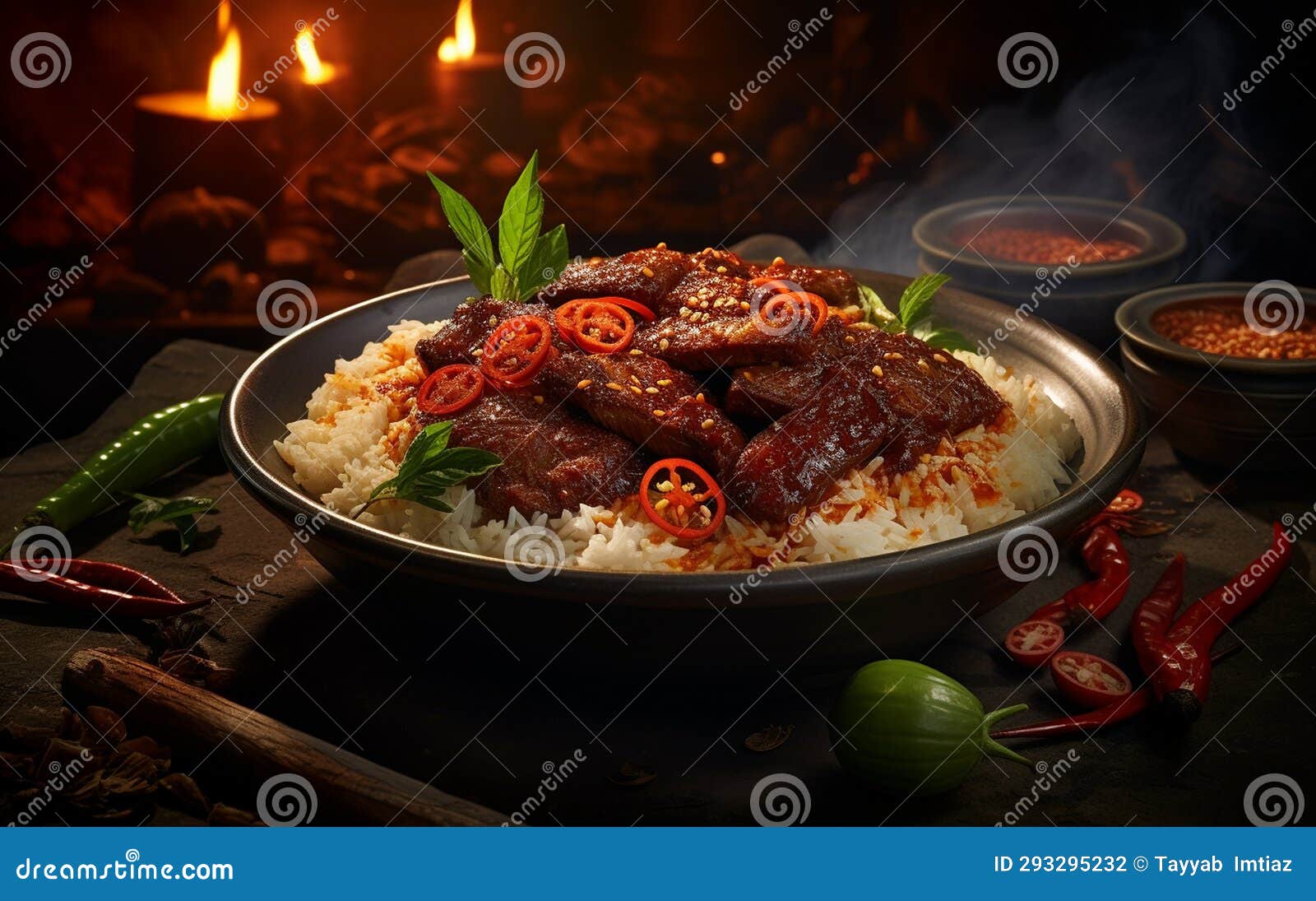 Warm Food Photography" Generative AI Stock Illustration - Illustration ...