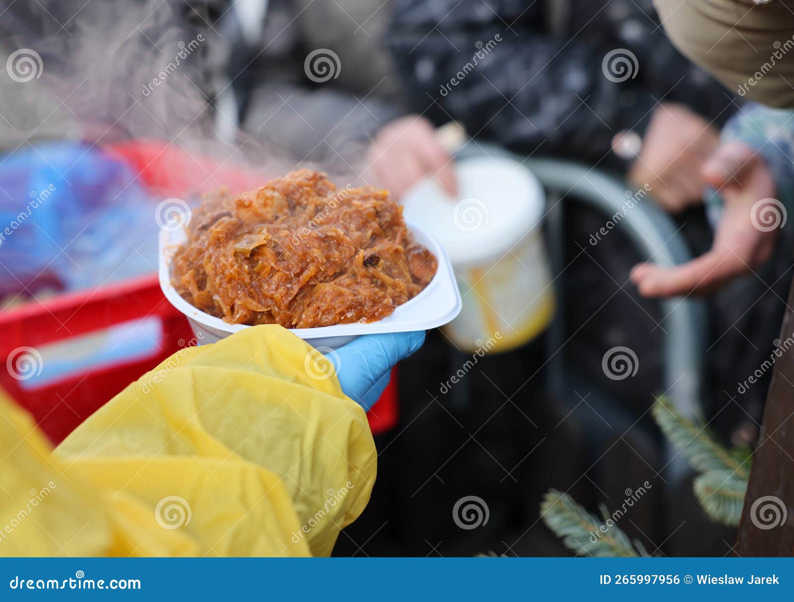 Warm Food for the Poor and Homeless. Stock Photo - Image of kitchen ...