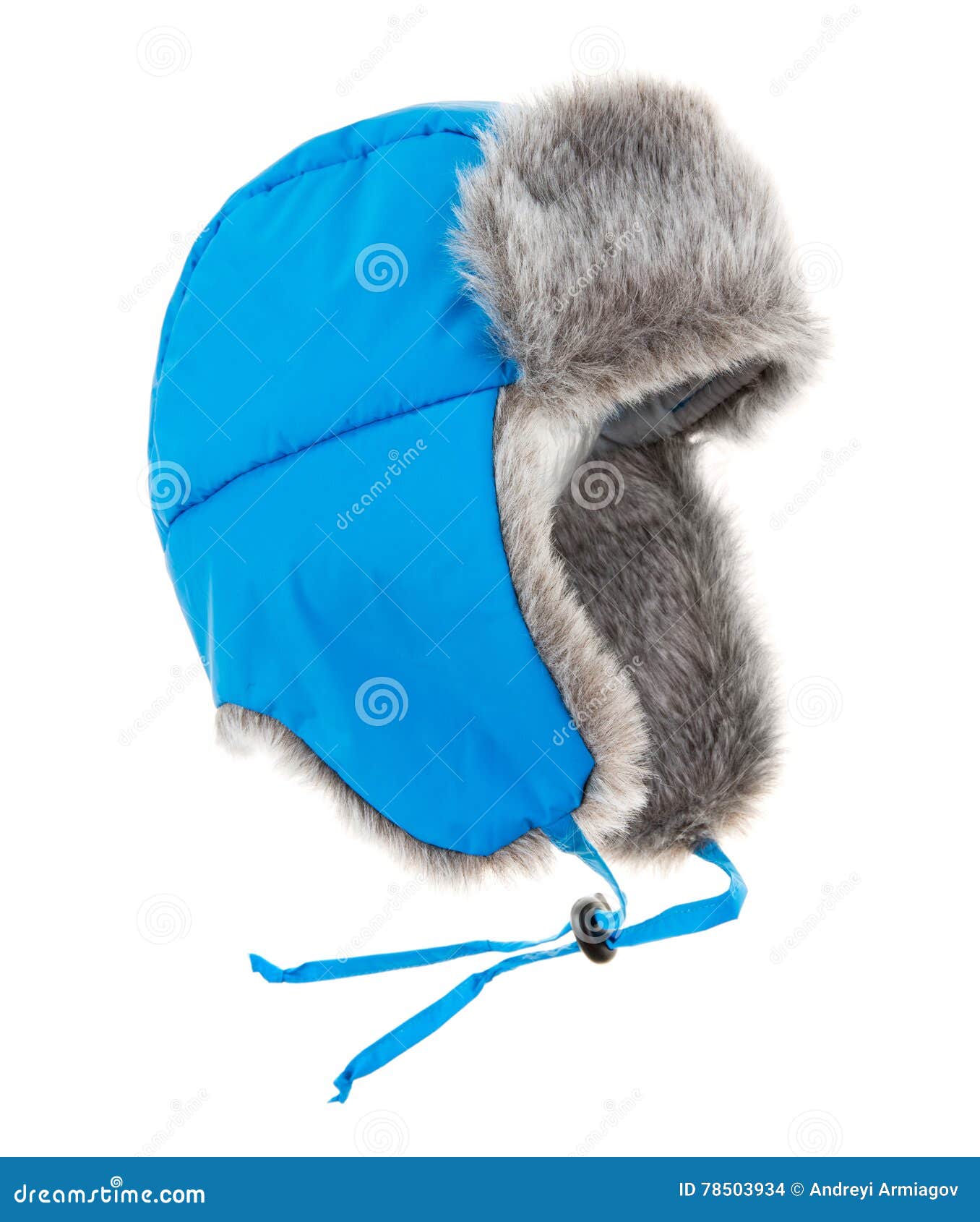 Warm fur cap stock photo. Image of fashion, headwear - 78503934
