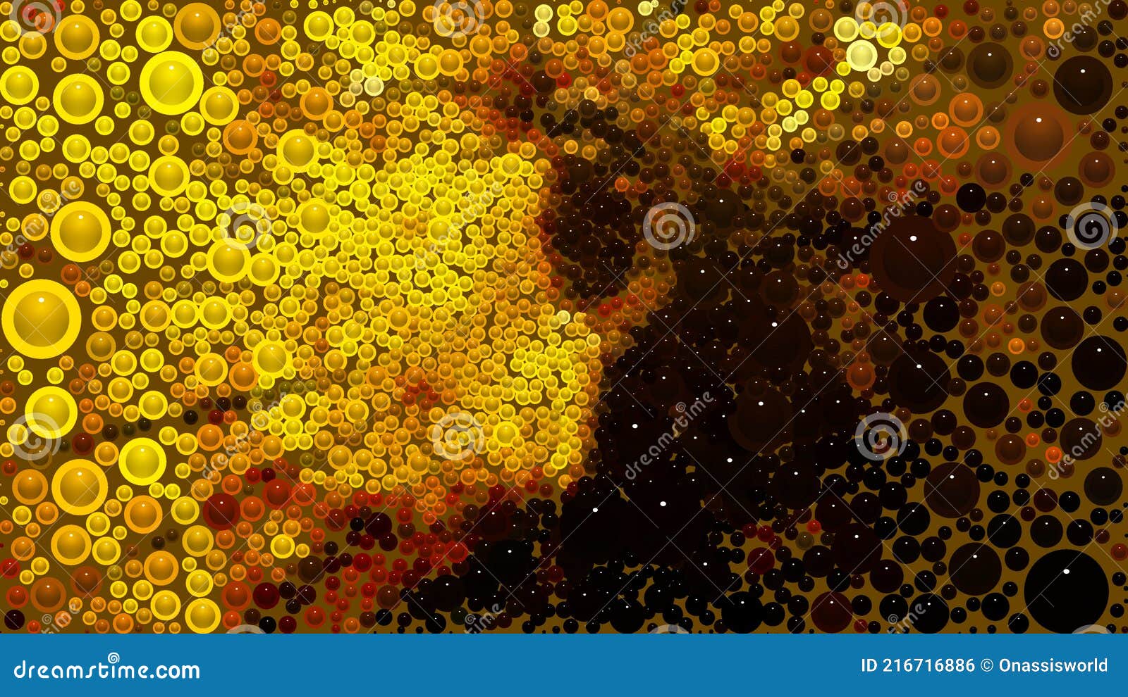 Warm Gold Abstract Art Backgrounds Stock Illustration - Illustration of ...