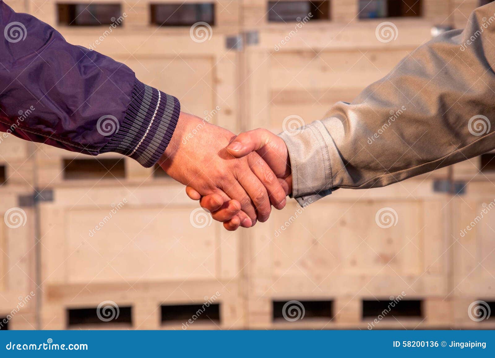 Warm handshake stock photo. Image of consent, hand, construction - 58200136