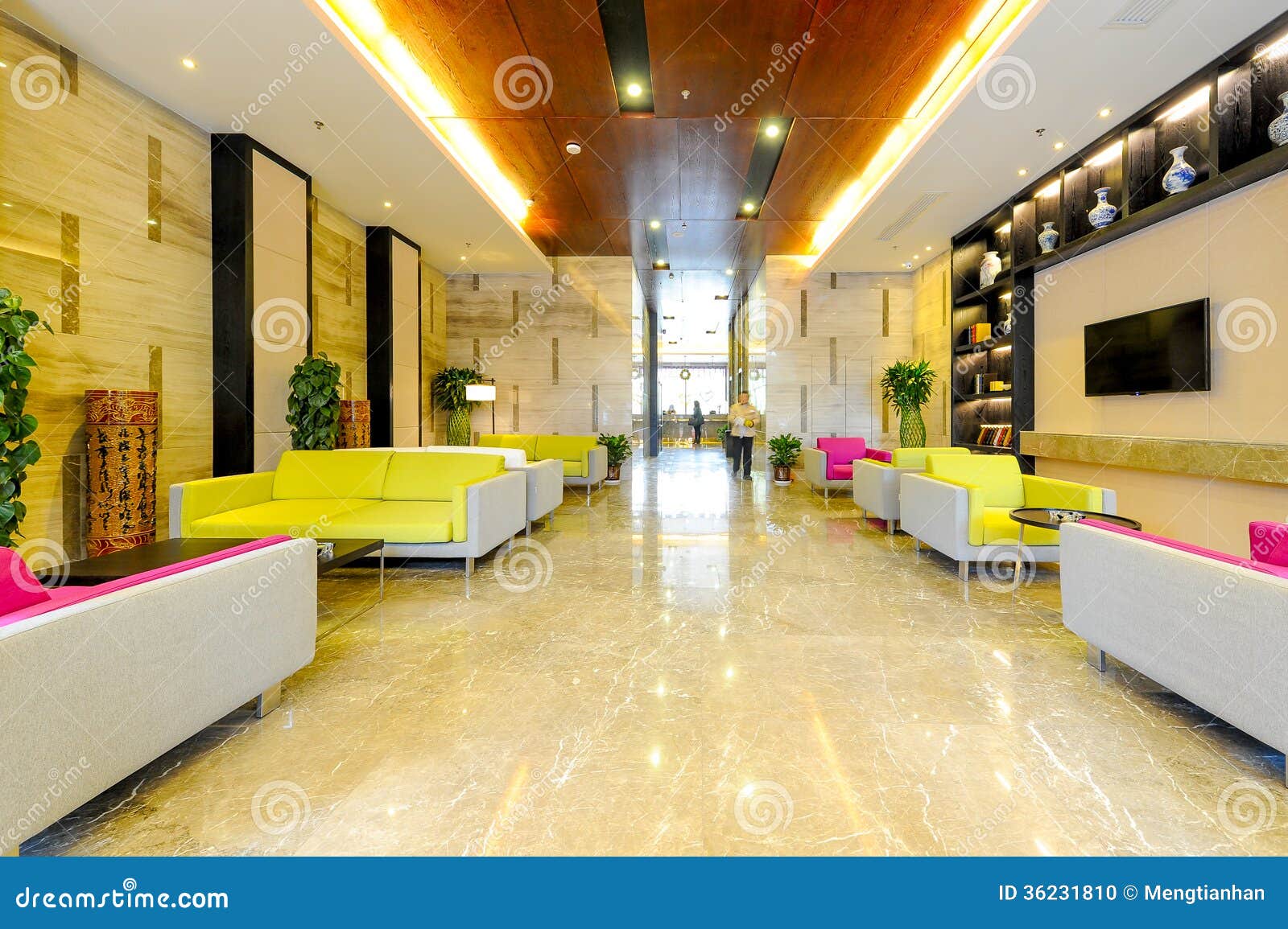 Warm hotel lobby stock photo. Image of sofa, design, props - 36231810