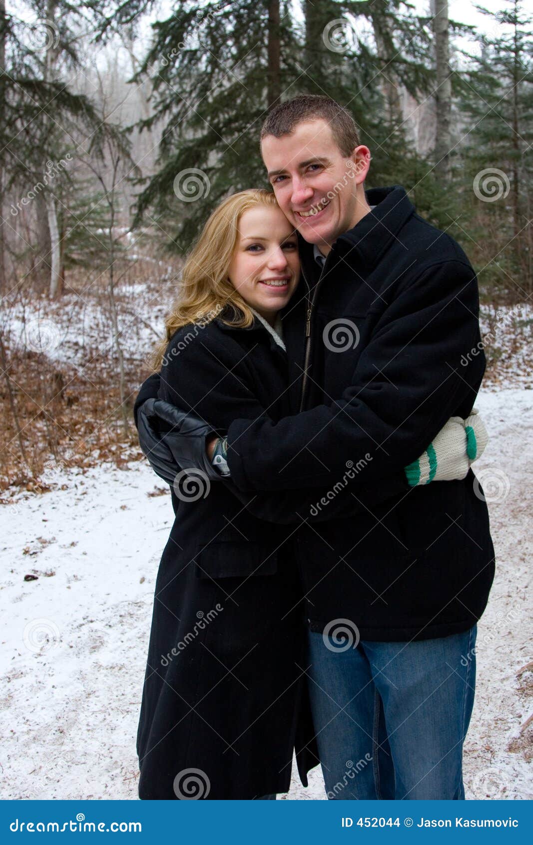Warm Hug stock photo. Image of park, girl, smile, outdoors - 452044