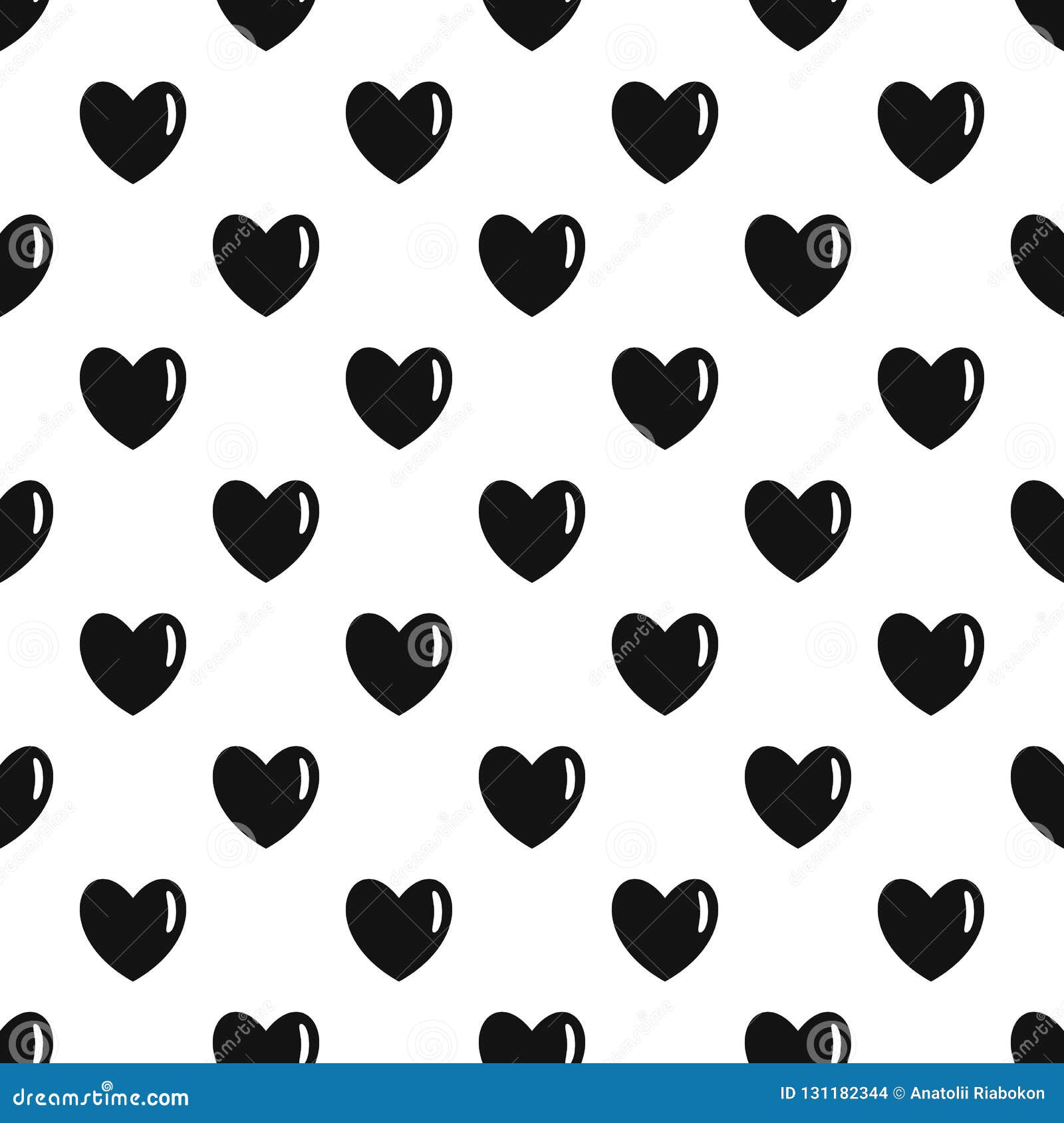 Warm Human Heart Pattern Seamless Vector Stock Vector - Illustration of ...