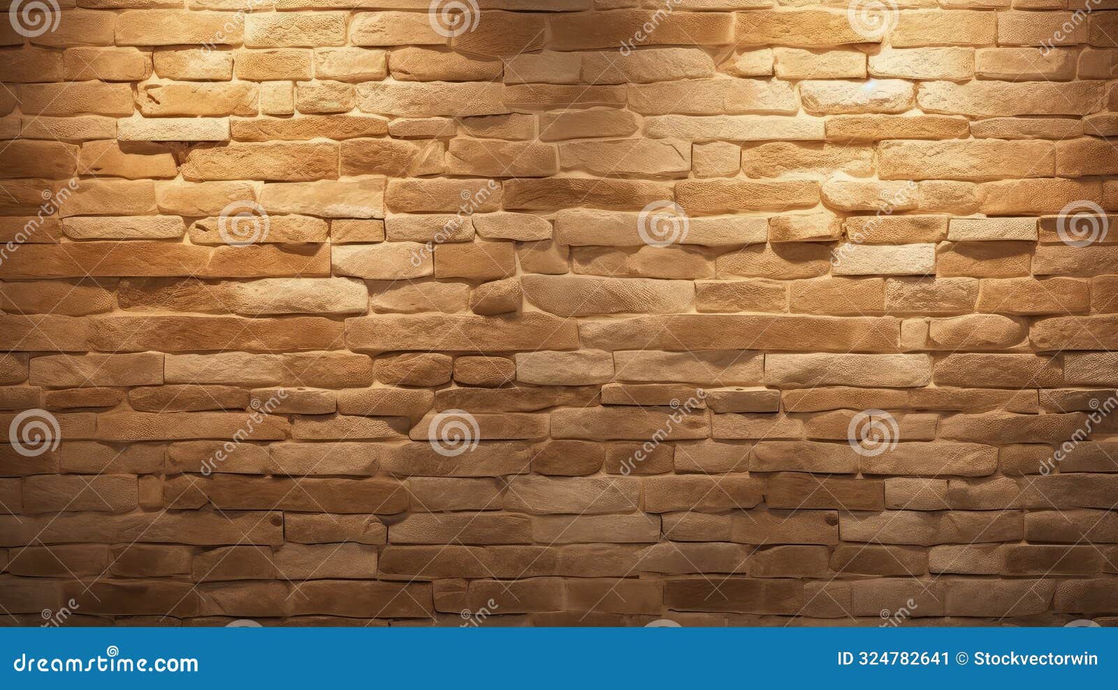 Warm light brick texture stock illustration. Illustration of ...