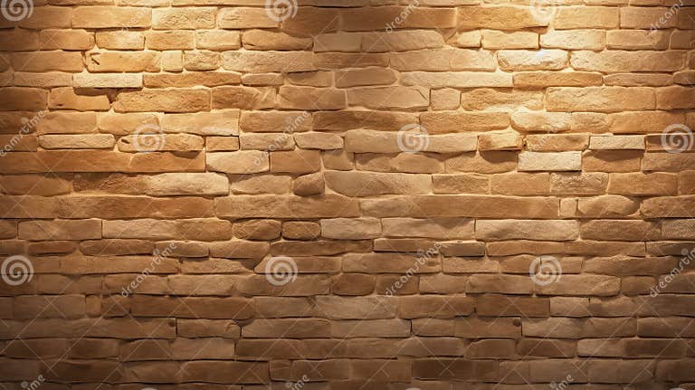 Warm light brick texture stock illustration. Illustration of ...