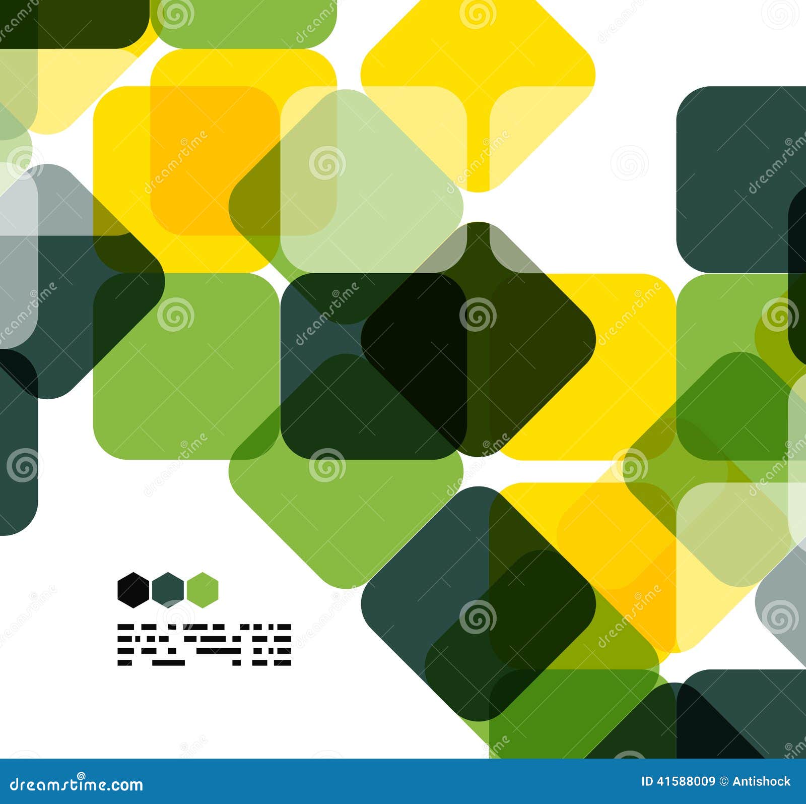 Warm Modern Color Geometric Abstract Background Stock Vector ...