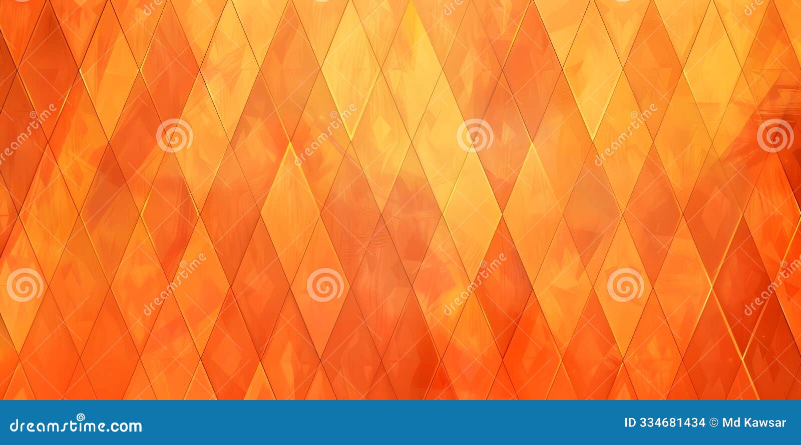 Warm Orange Diamond Pattern Background Stock Illustration ...