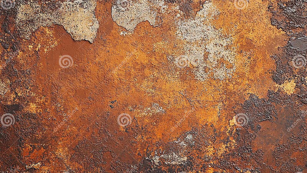 Warm Rust-colored Canvas with a Coarse, Rugged Surface Stock ...