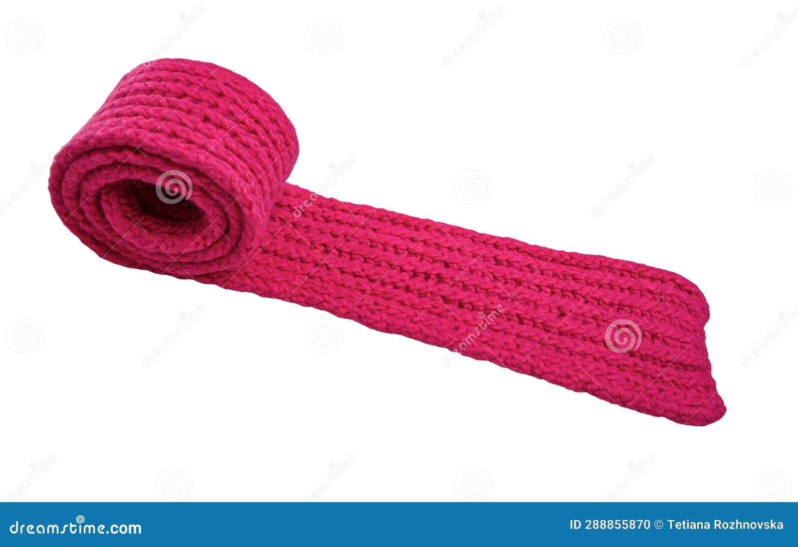 Warm Scarf in the Form of a Rolled Roll. Stock Photo - Image of warm ...