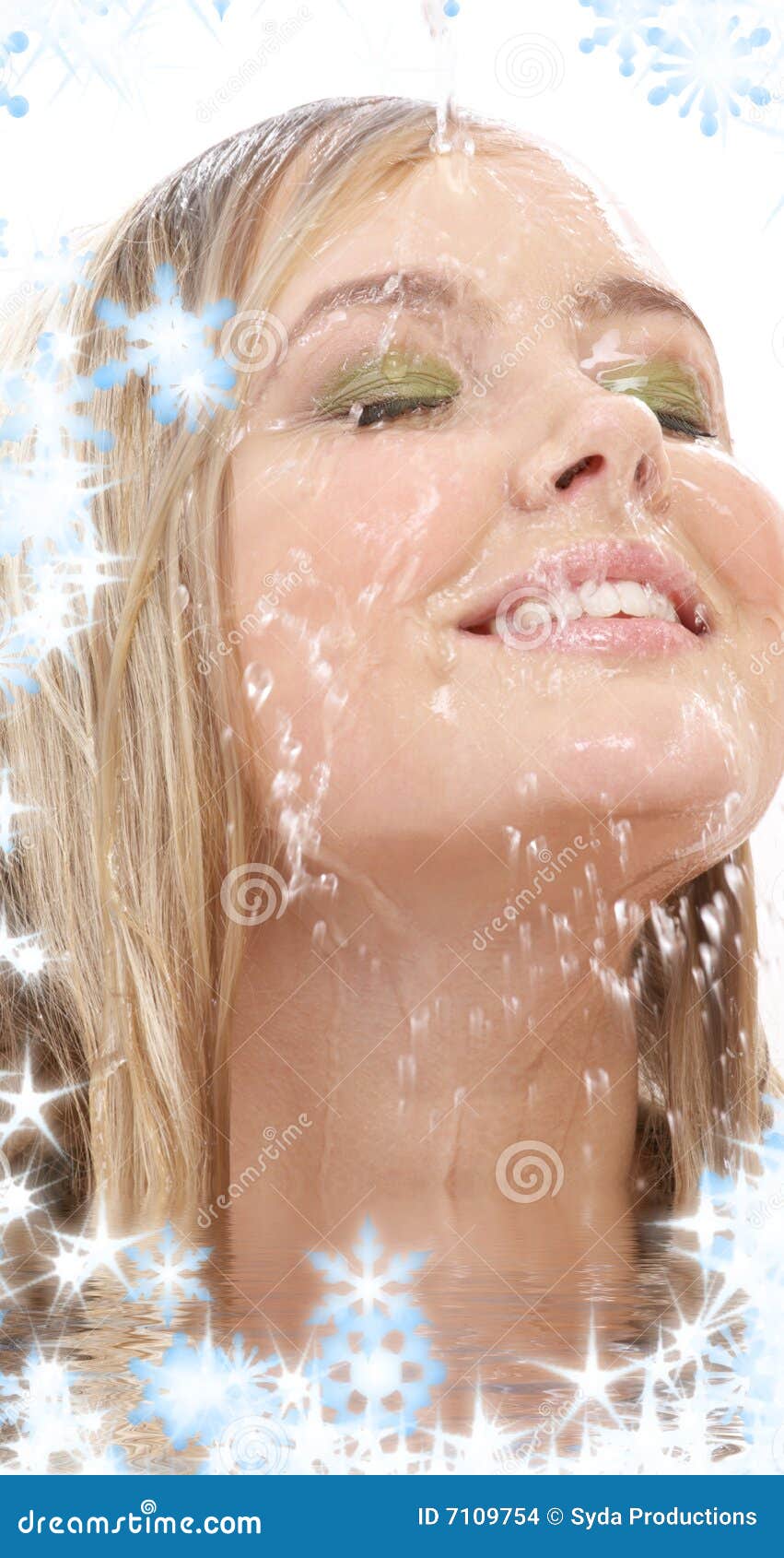 Warm shower stock photo. Image of bodycare, enjoying, beautiful - 7109754