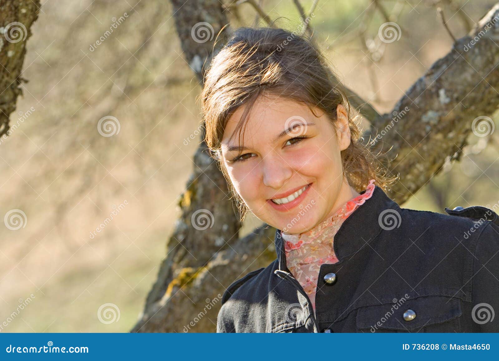Warm Smile 2 stock photo. Image of relax, single, green - 736208
