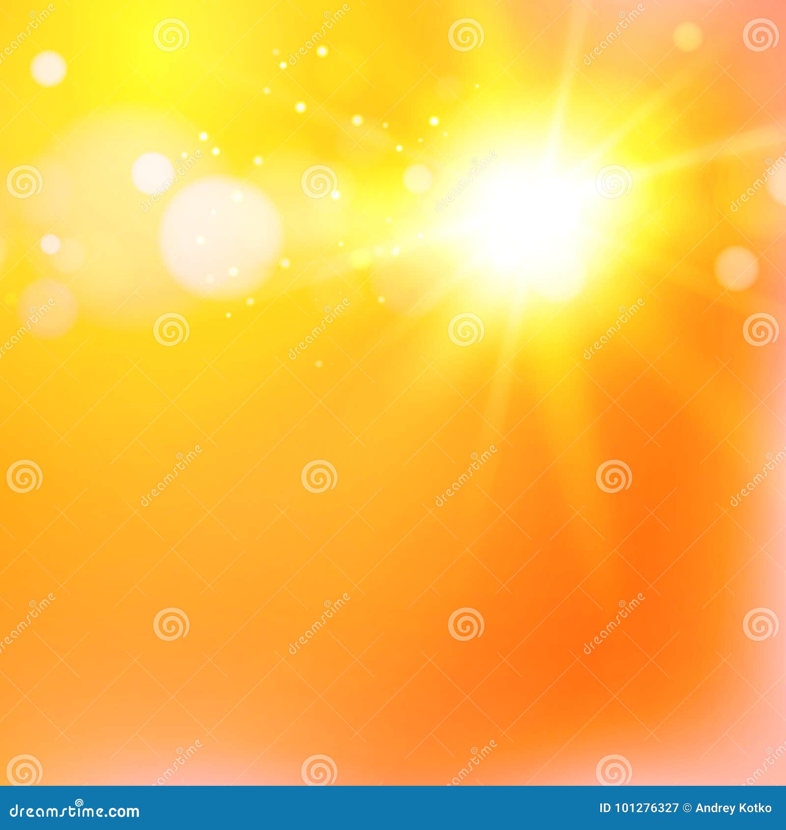 Warm sun light. stock vector. Illustration of abstract - 101276327