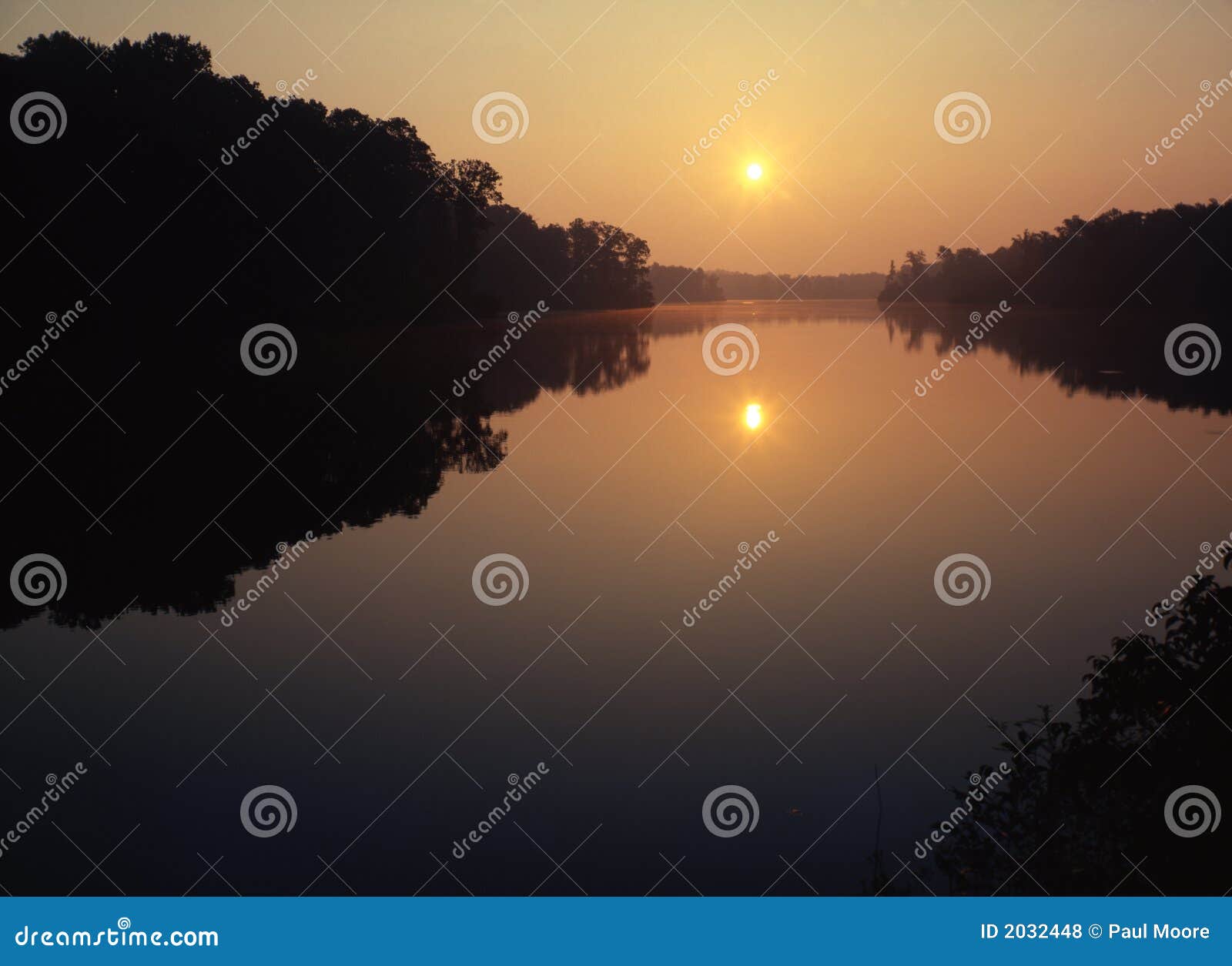 Warm Sunrise stock photo. Image of clouds, horizon, colorful - 2032448