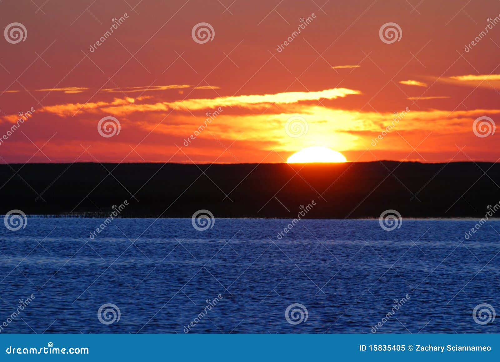 Warm Sunset stock image. Image of harbor, dusk, orange - 15835405
