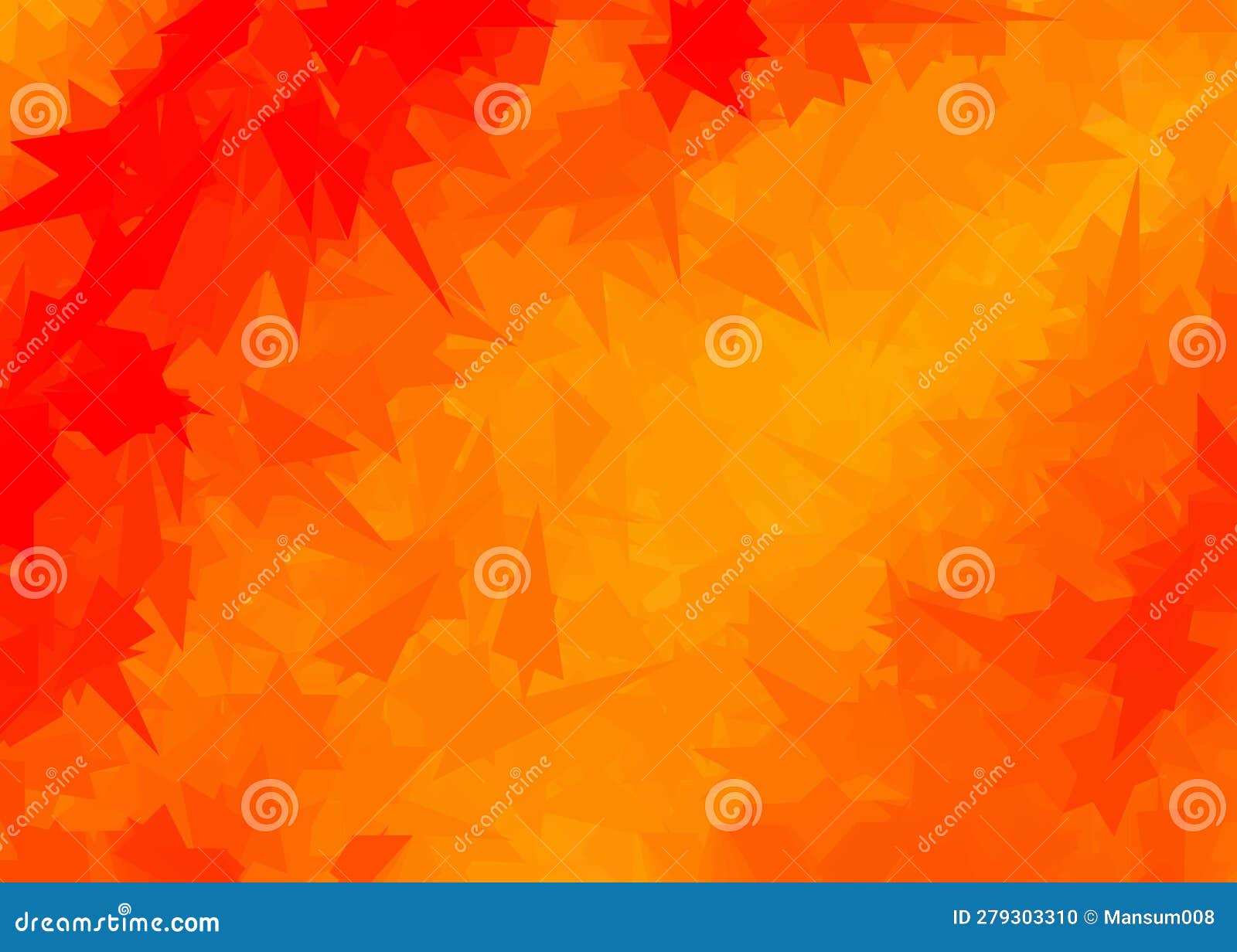 Warm Tone and Orange Color Background Abstract Art Stock Illustration ...