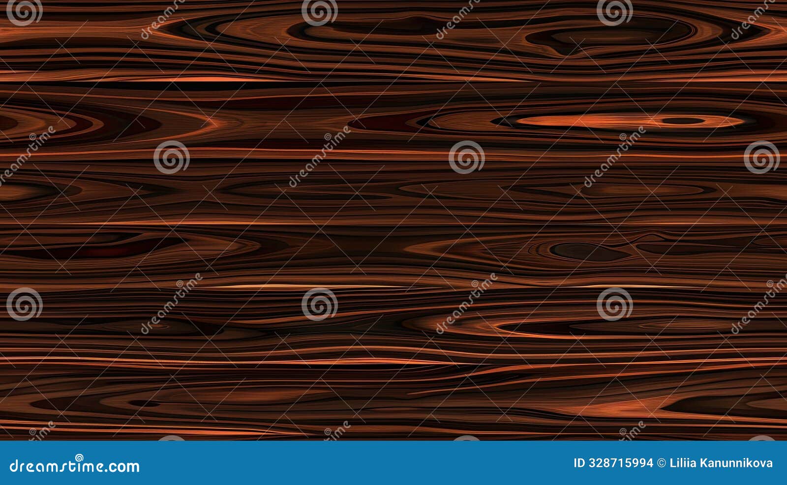 Warm-toned Wood Surface Features Intricate, Flowing Patterns ...