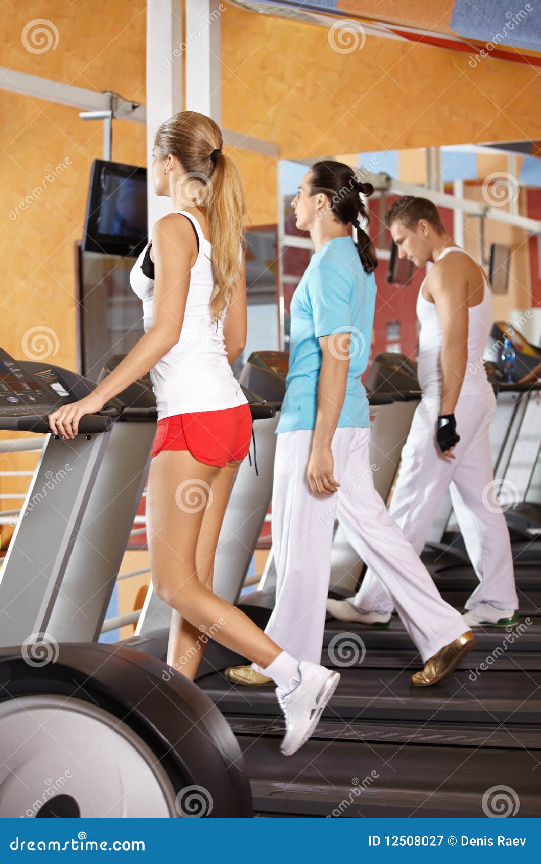 Warm-up stock image. Image of motion, beautiful, healthy - 12508027