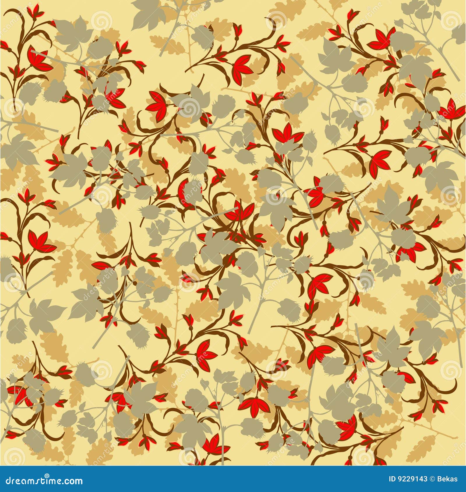 Warm wallpaper stock vector. Illustration of petal, vector - 9229143