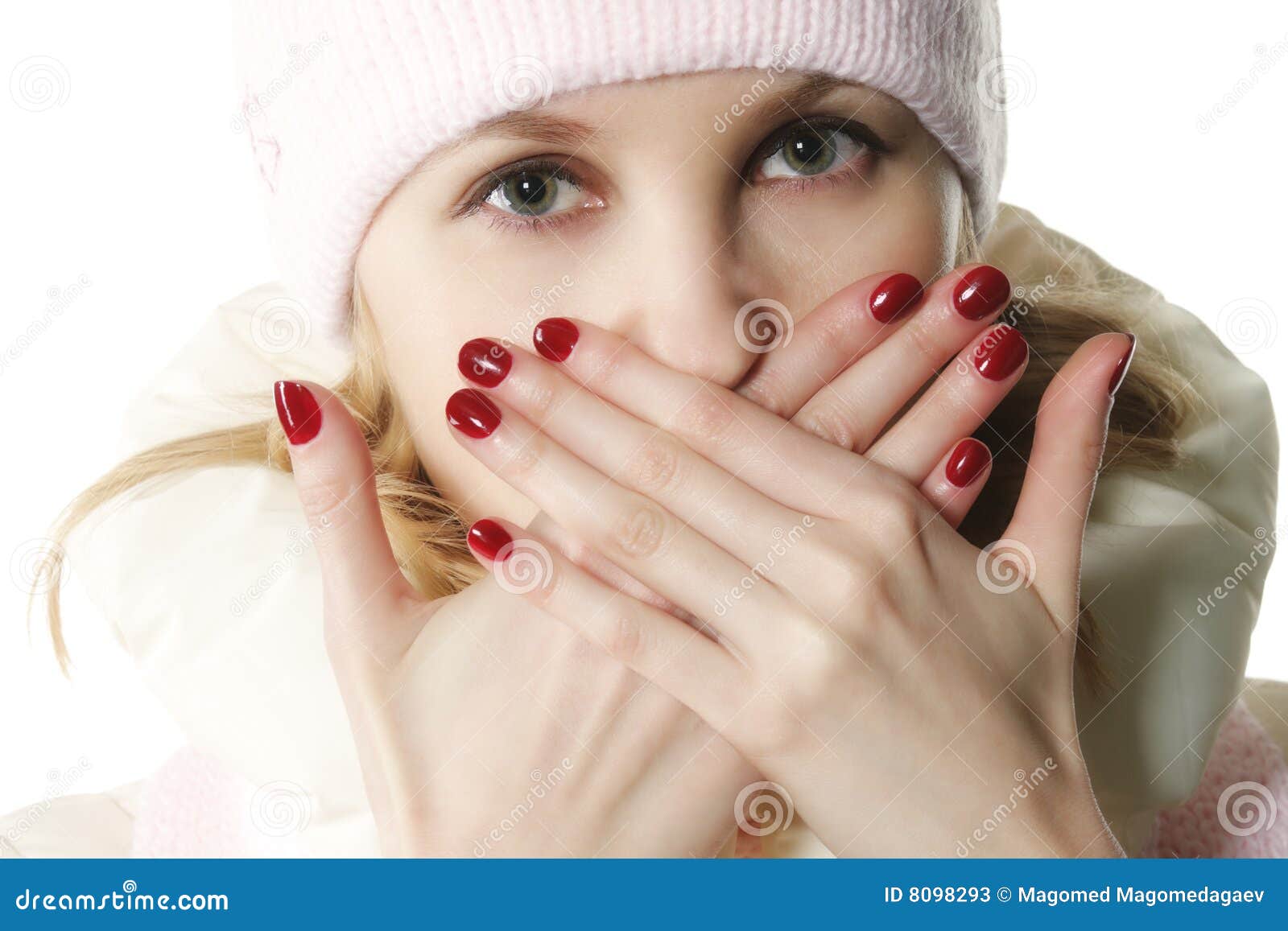 Warming nose stock image. Image of frozen, woman, girl - 8098293